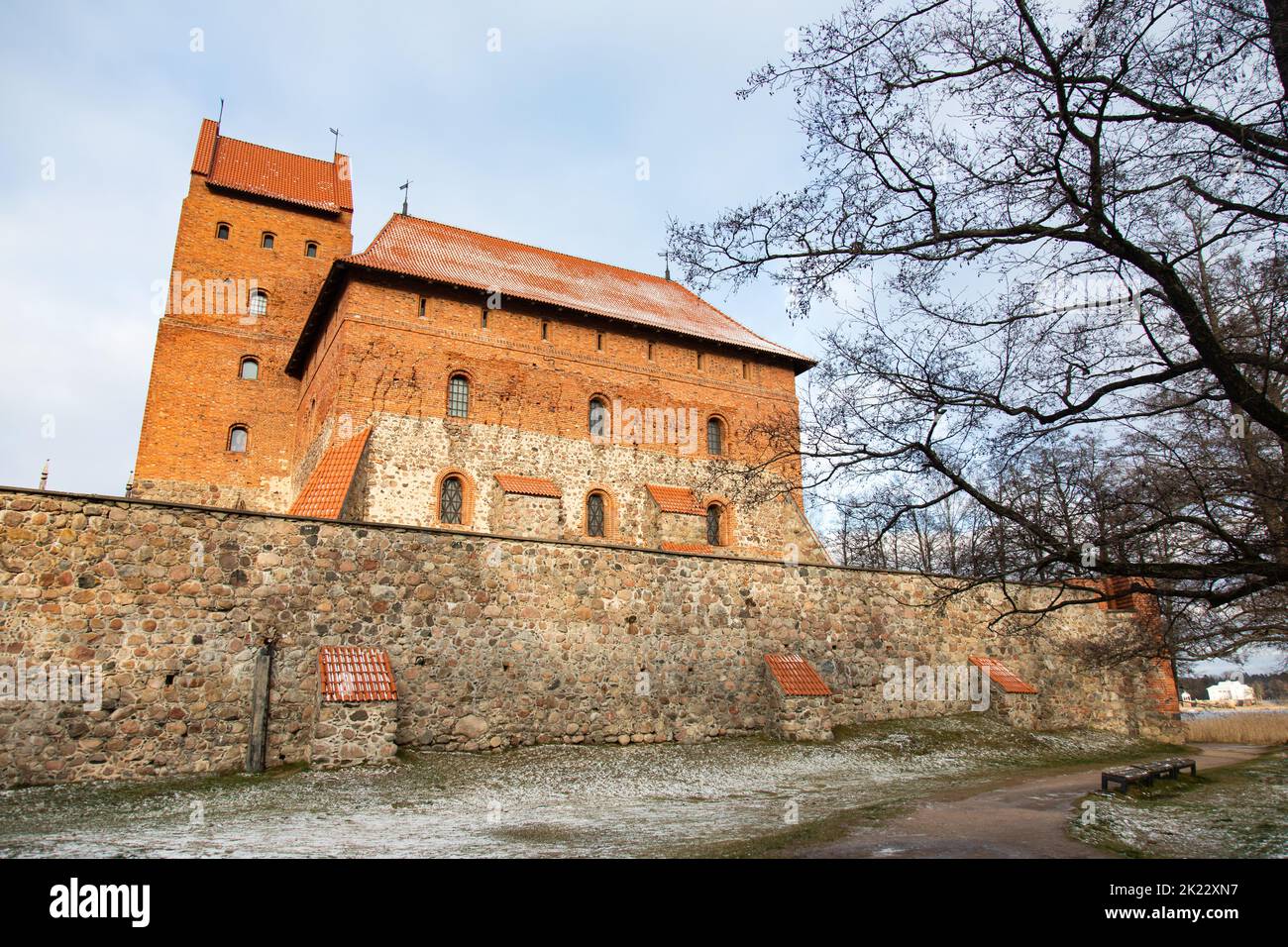 Famous medieval Trakai Castle near Vilnius, Lithuania Stock Photo - Alamy