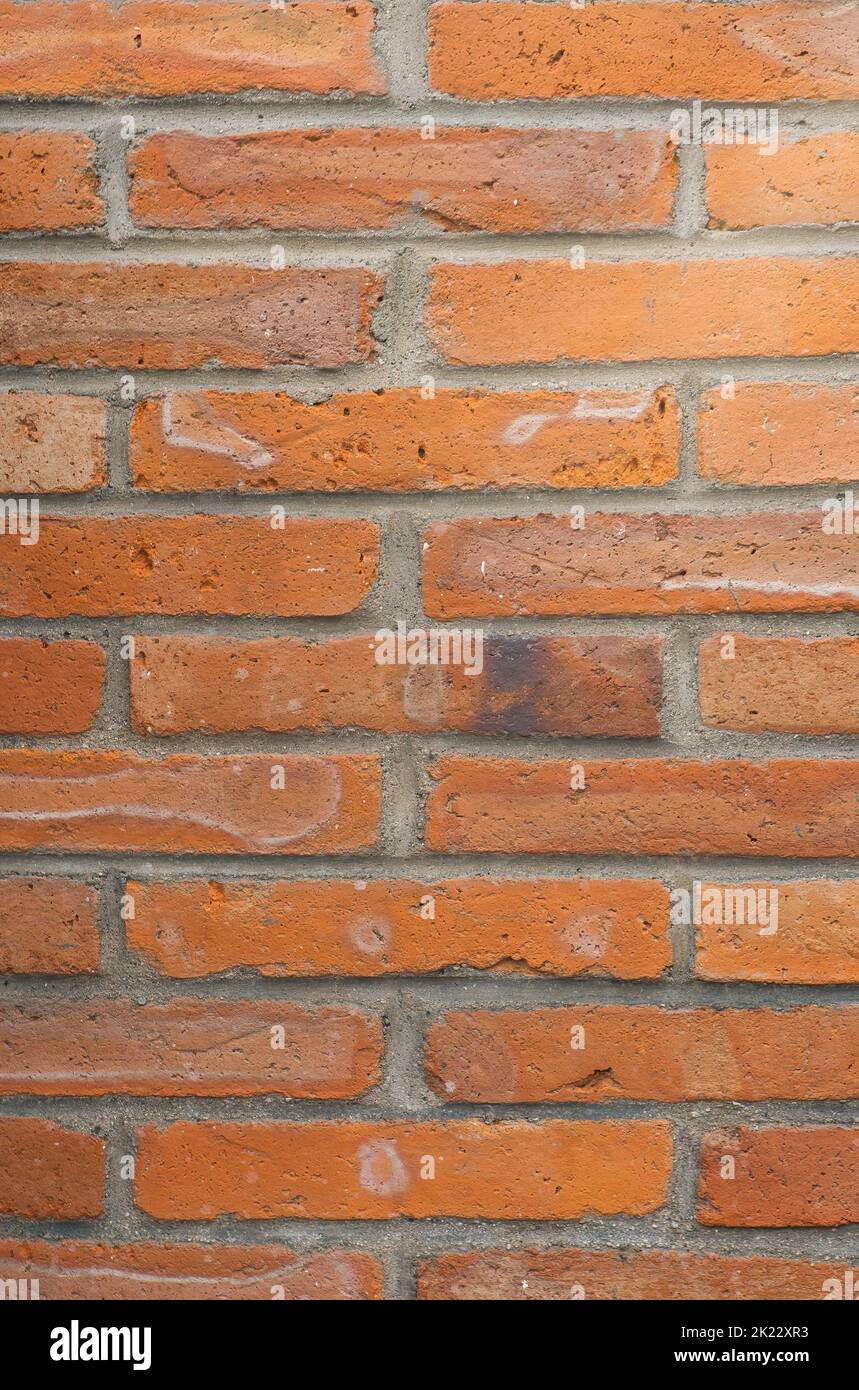 Construction bricks texture background red Stock Photo - Alamy