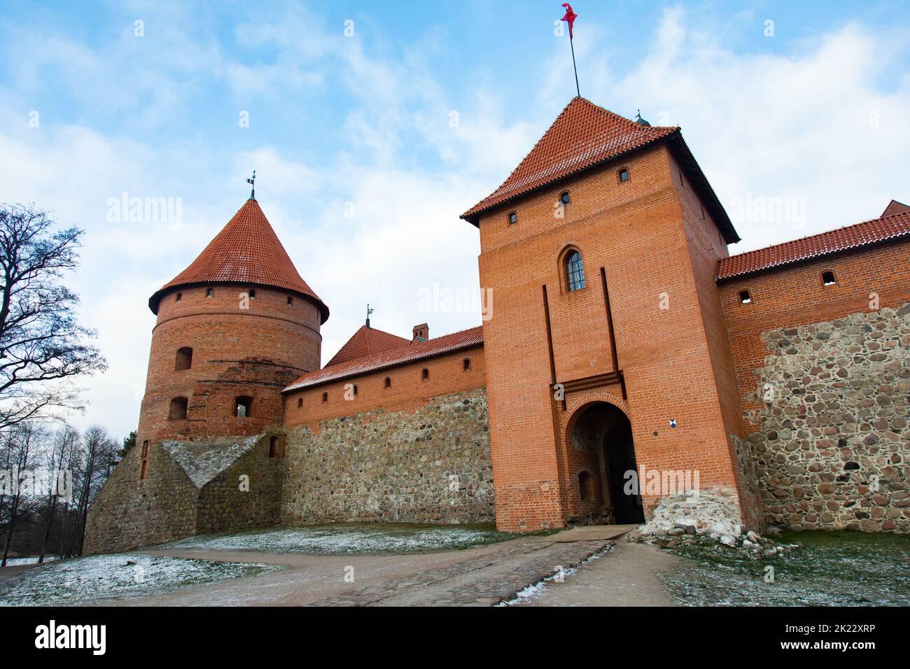 Famous medieval Trakai Castle near Vilnius, Lithuania Stock Photo - Alamy