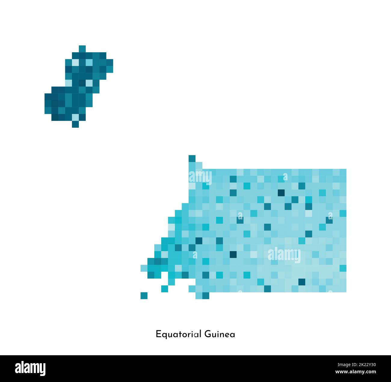 Guinea digital map Stock Vector Images - Alamy