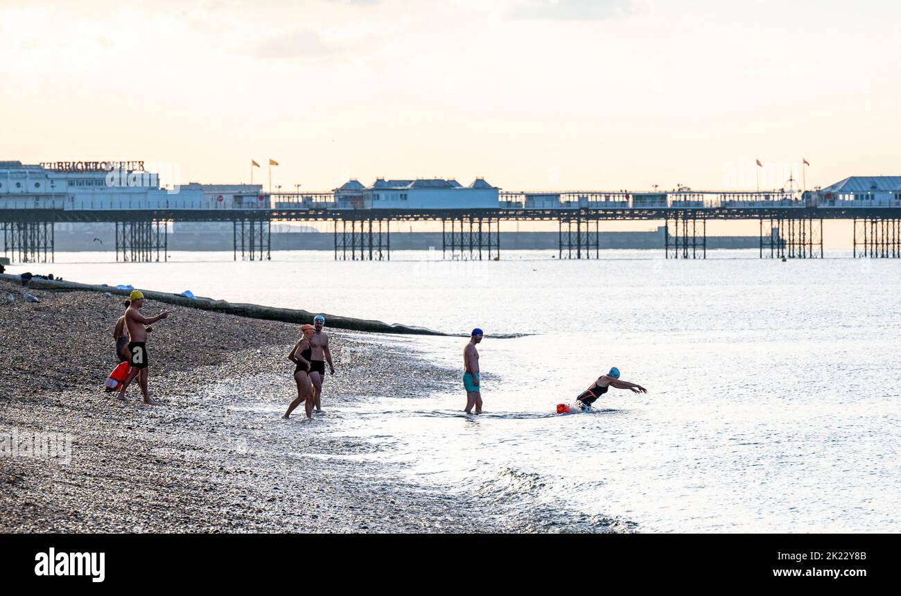 Swimmers in water hi-res stock photography and images - Alamy