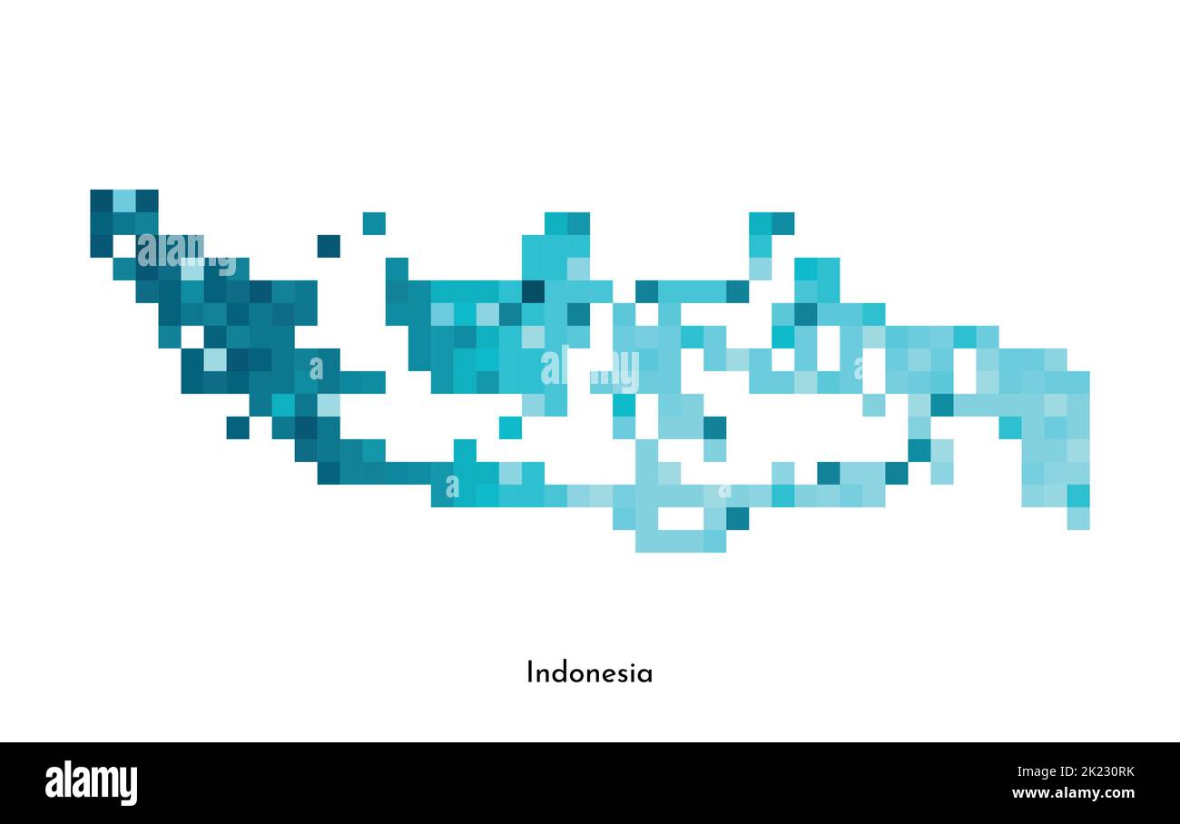 Vector isolated geometric illustration with simple icy blue shape of ...