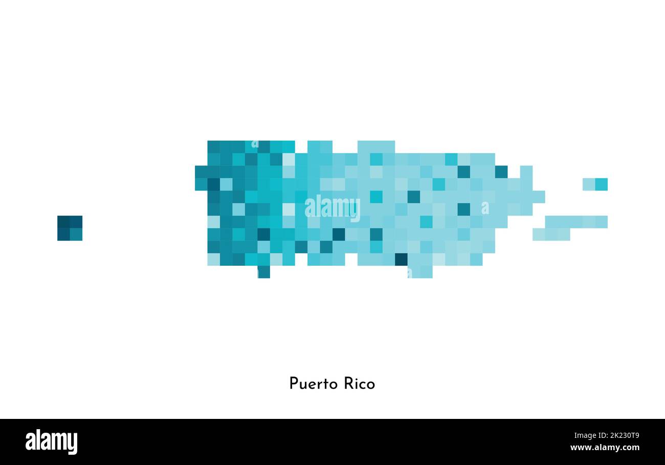 Puerto rico island map hi-res stock photography and images - Alamy