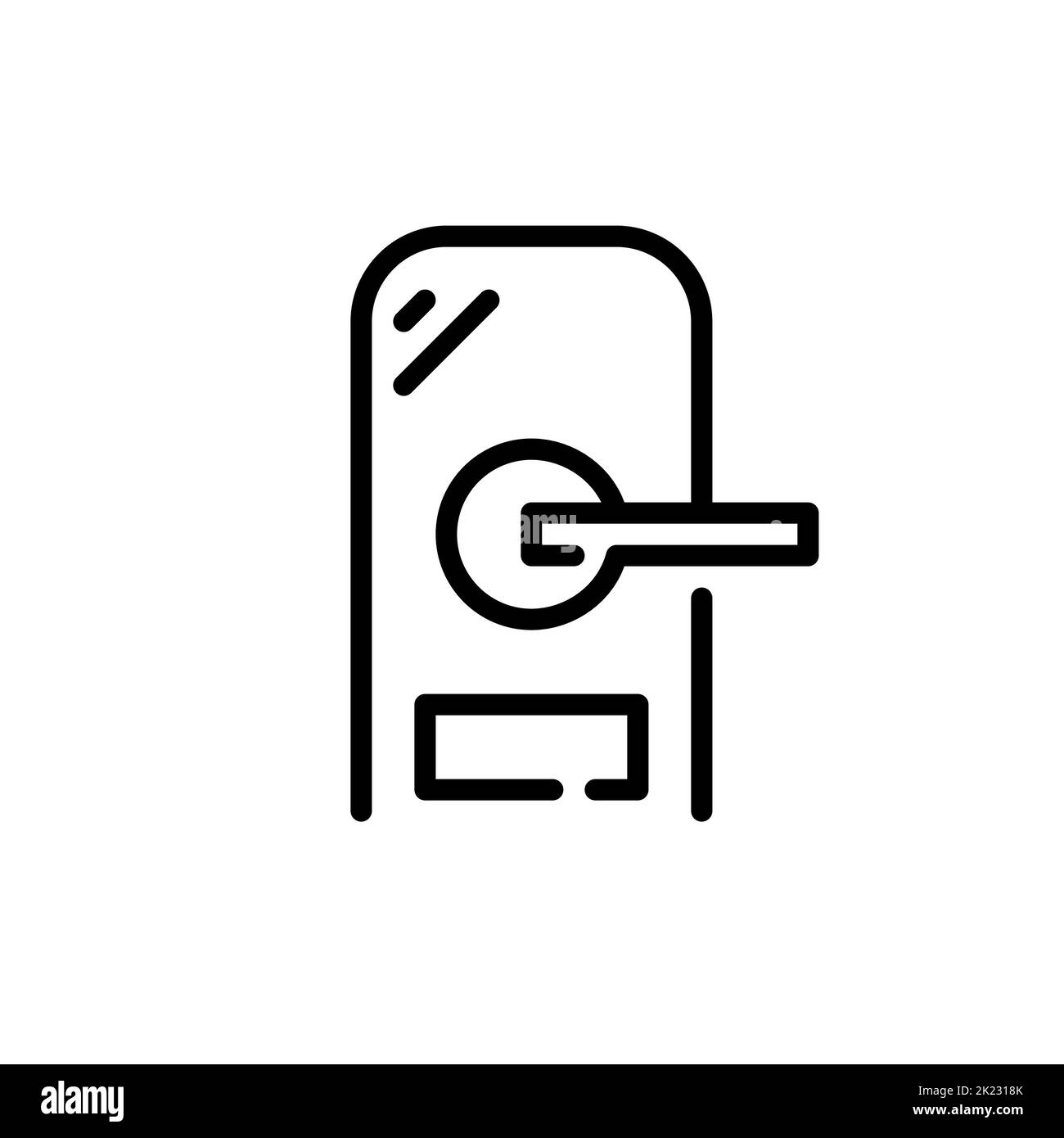 Smart Lock Secure Smart Home Pixel Perfect Editable Stroke Icon Stock Vector Image And Art Alamy