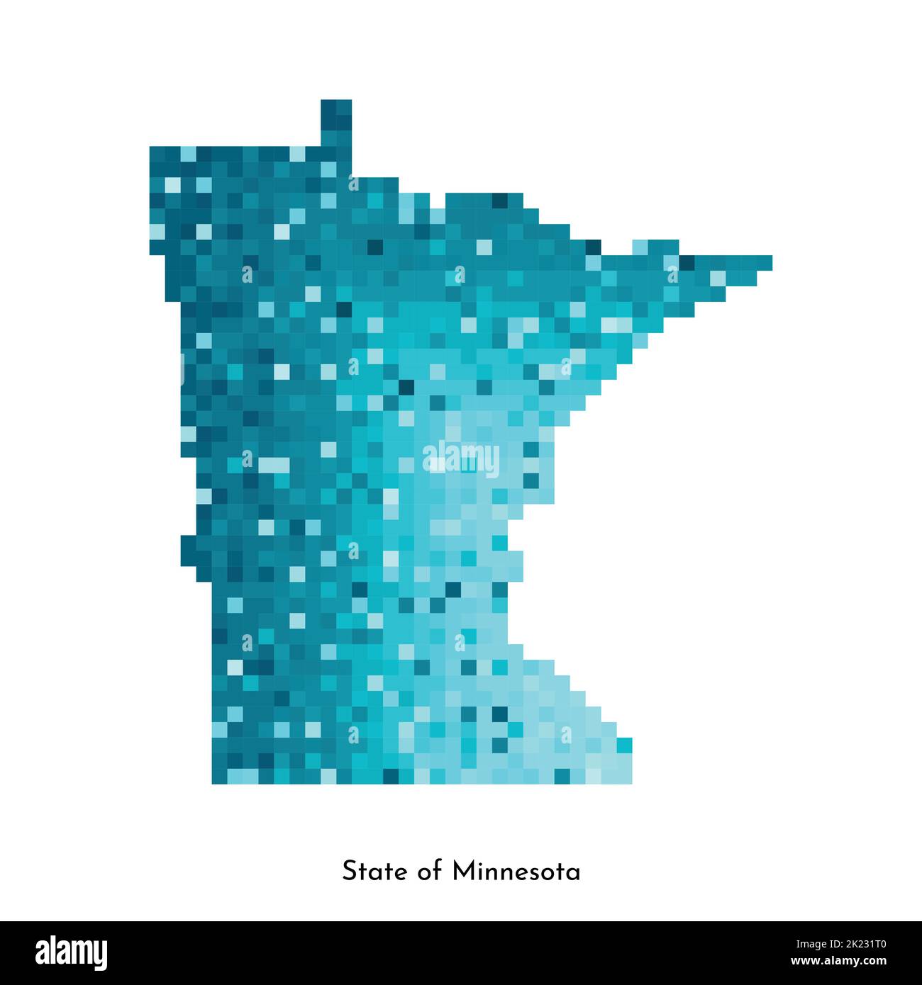 Map minnesota vector vectors hi-res stock photography and images - Alamy