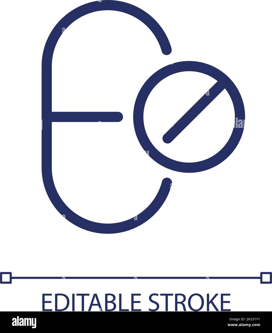 Dosage form pixel perfect linear ui icon Stock Vector Image & Art - Alamy