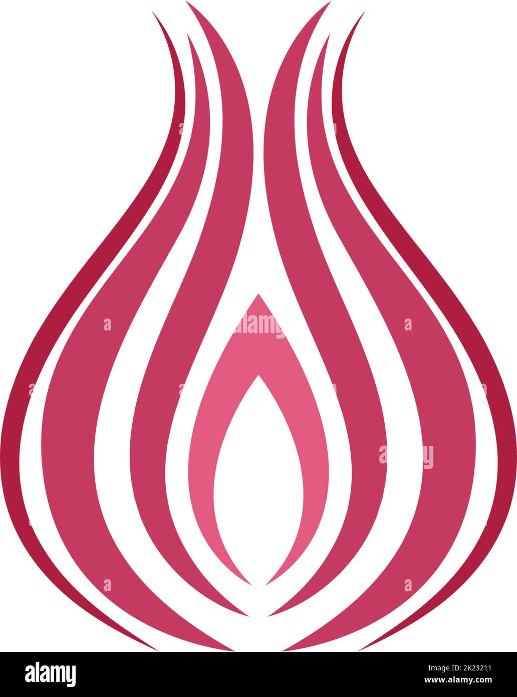 Onion logo icon design illustration template Stock Vector Image & Art ...