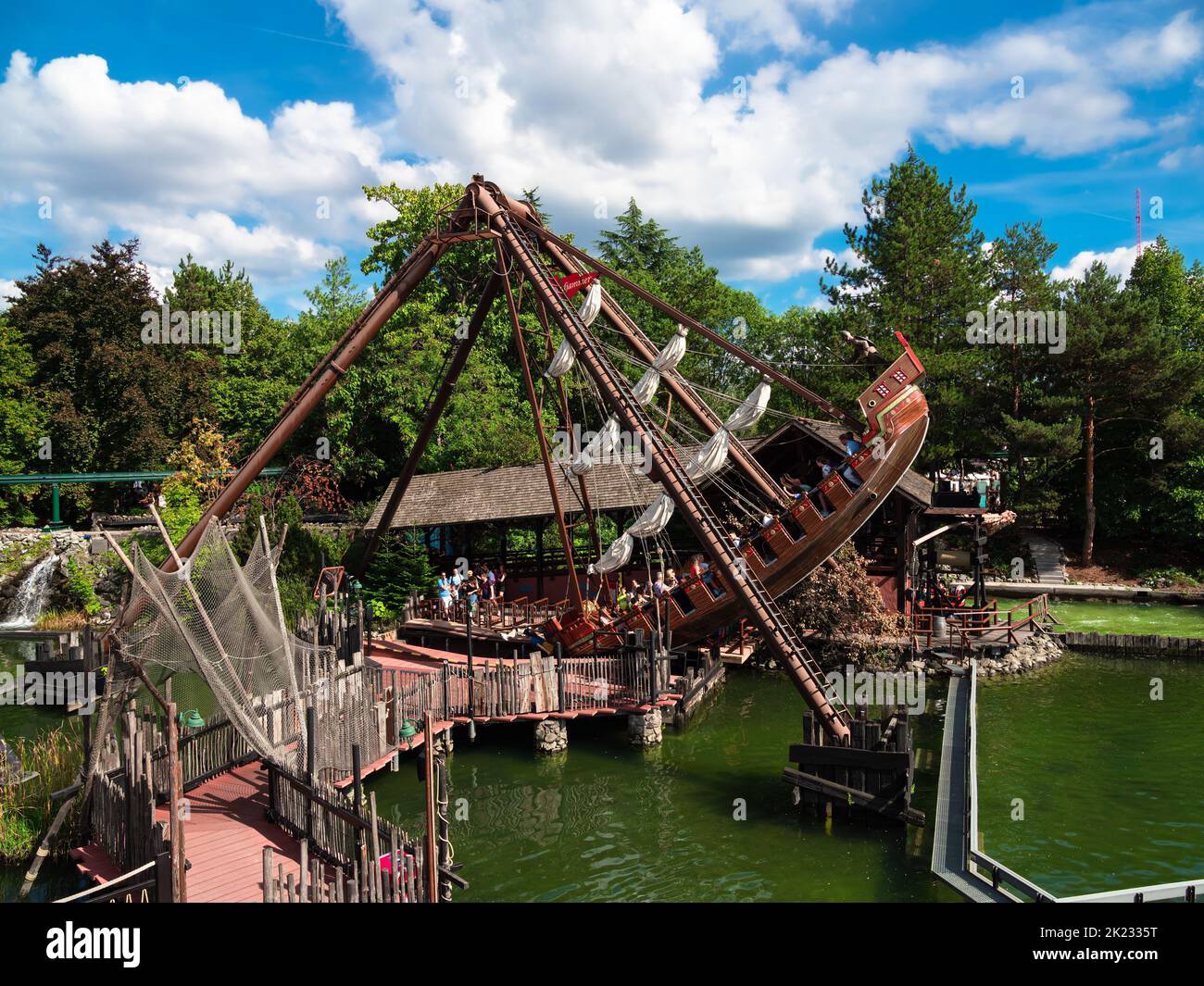 Rust, Germany - September 1, 2022: Europa-Park is the largest theme ...