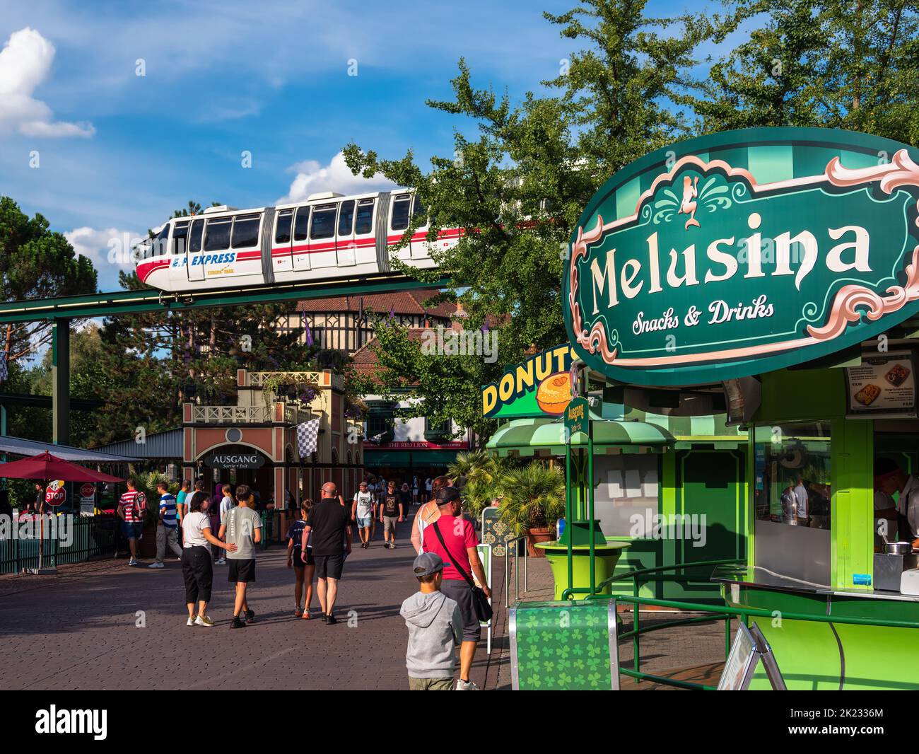 Rust, Germany - September 1, 2022: Europa-Park is the largest theme ...