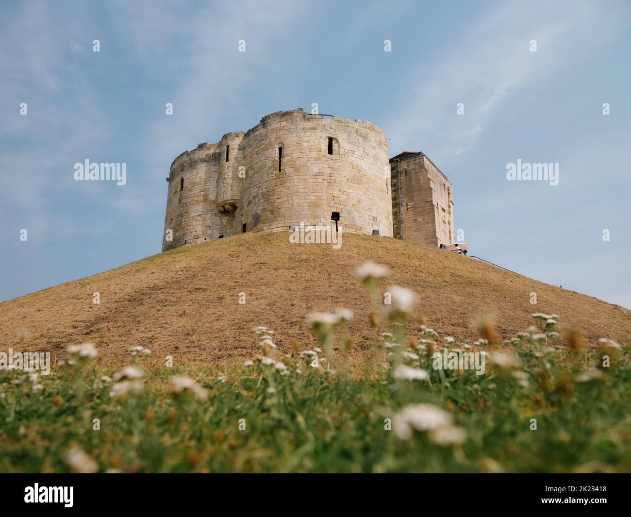 Clifford's Tower / York castle, York, North Yorkshire, England, UK ...