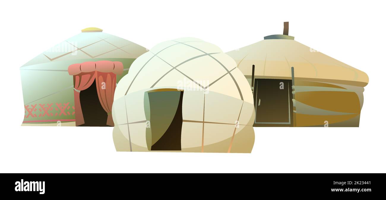 Arctic dwellings Stock Vector Images - Alamy