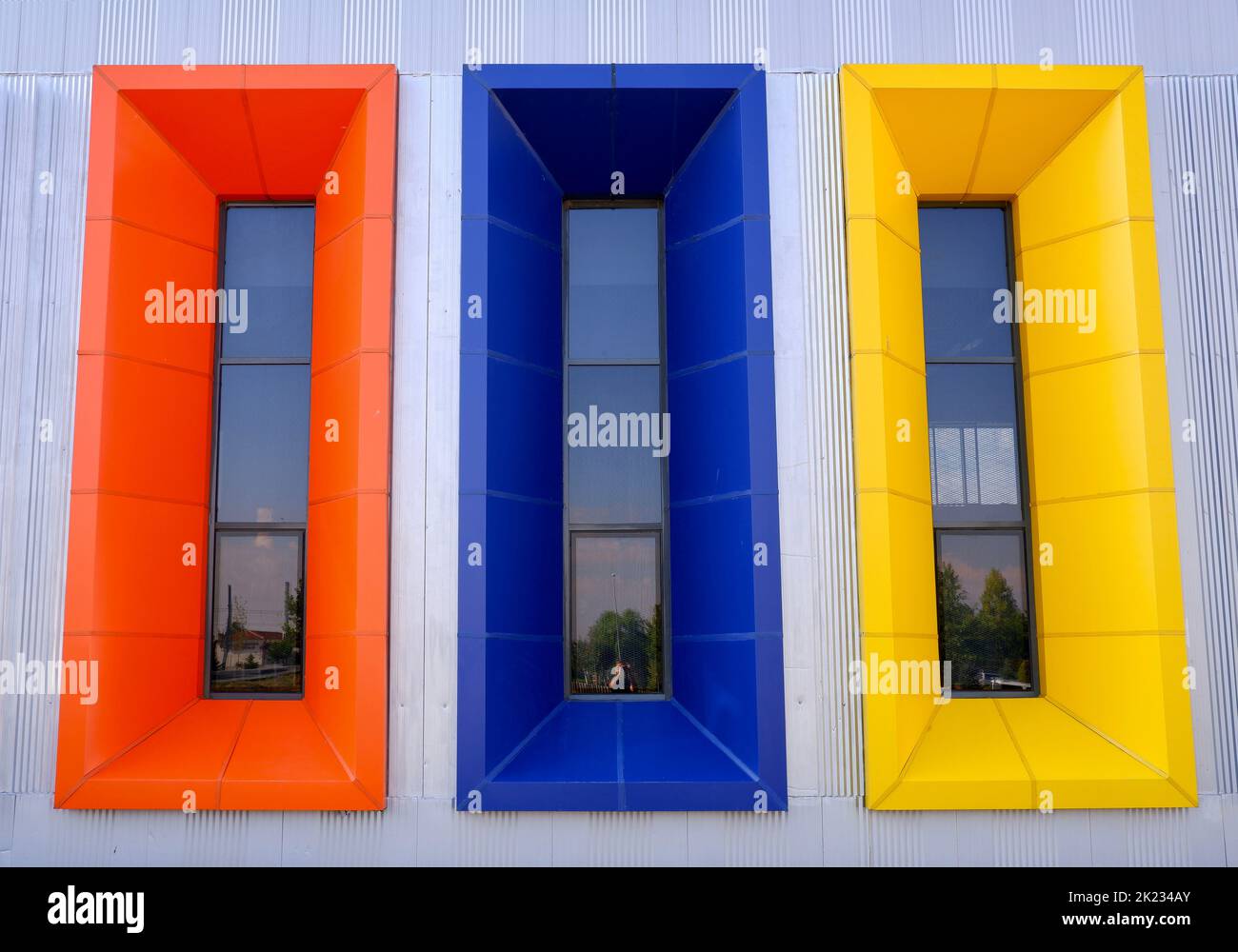 Orange frame windows hi-res stock photography and images - Alamy