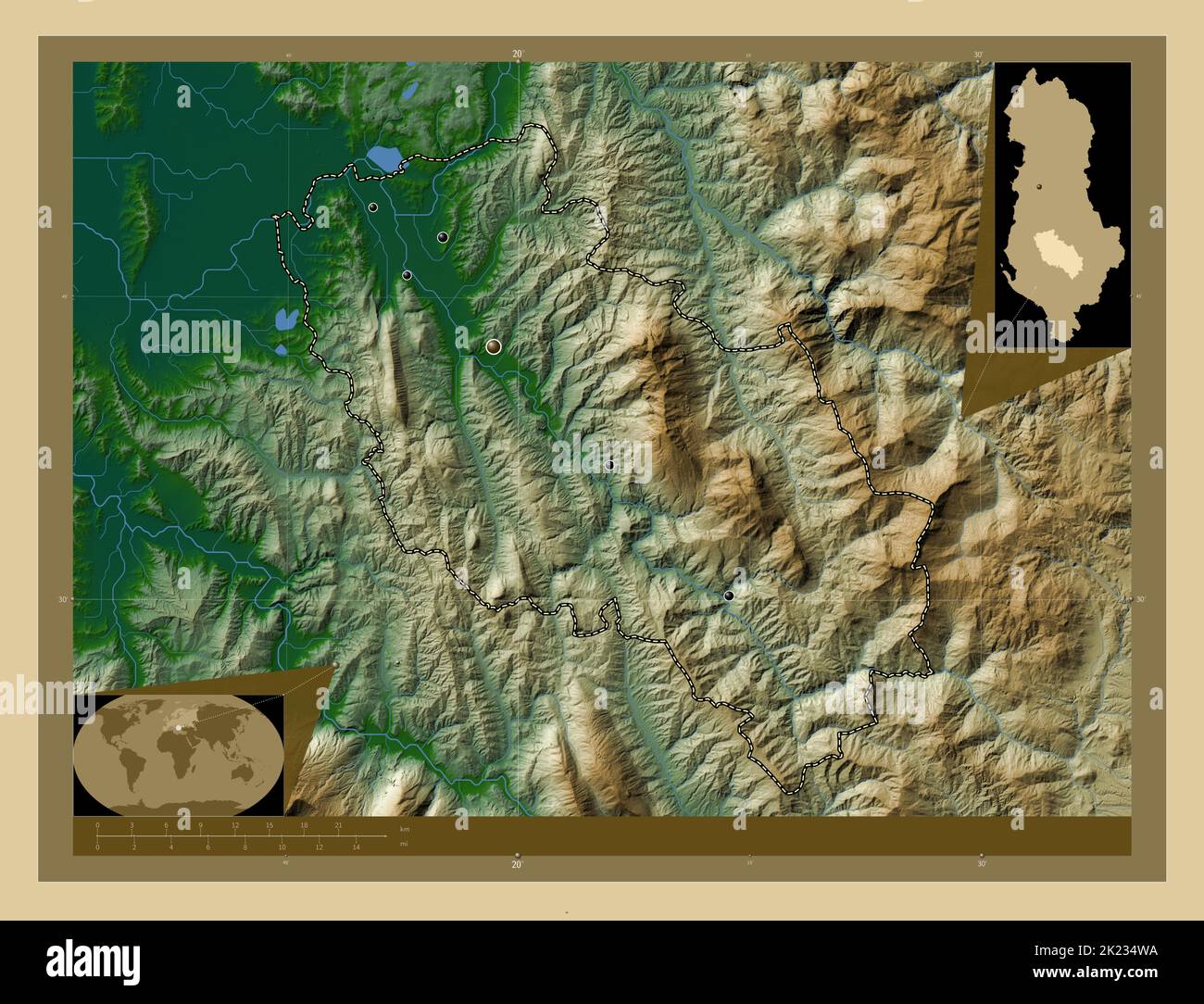 Berat map Stock Vector Images - Alamy