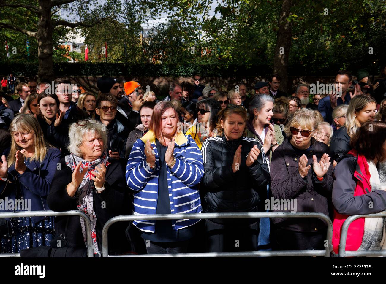 The State Funeral of Her Majesty Queen Elizabeth II, seen from The Mall ...