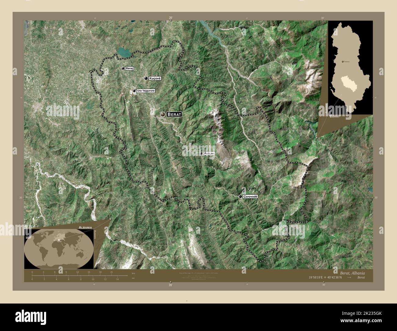 Berat map Stock Vector Images - Alamy