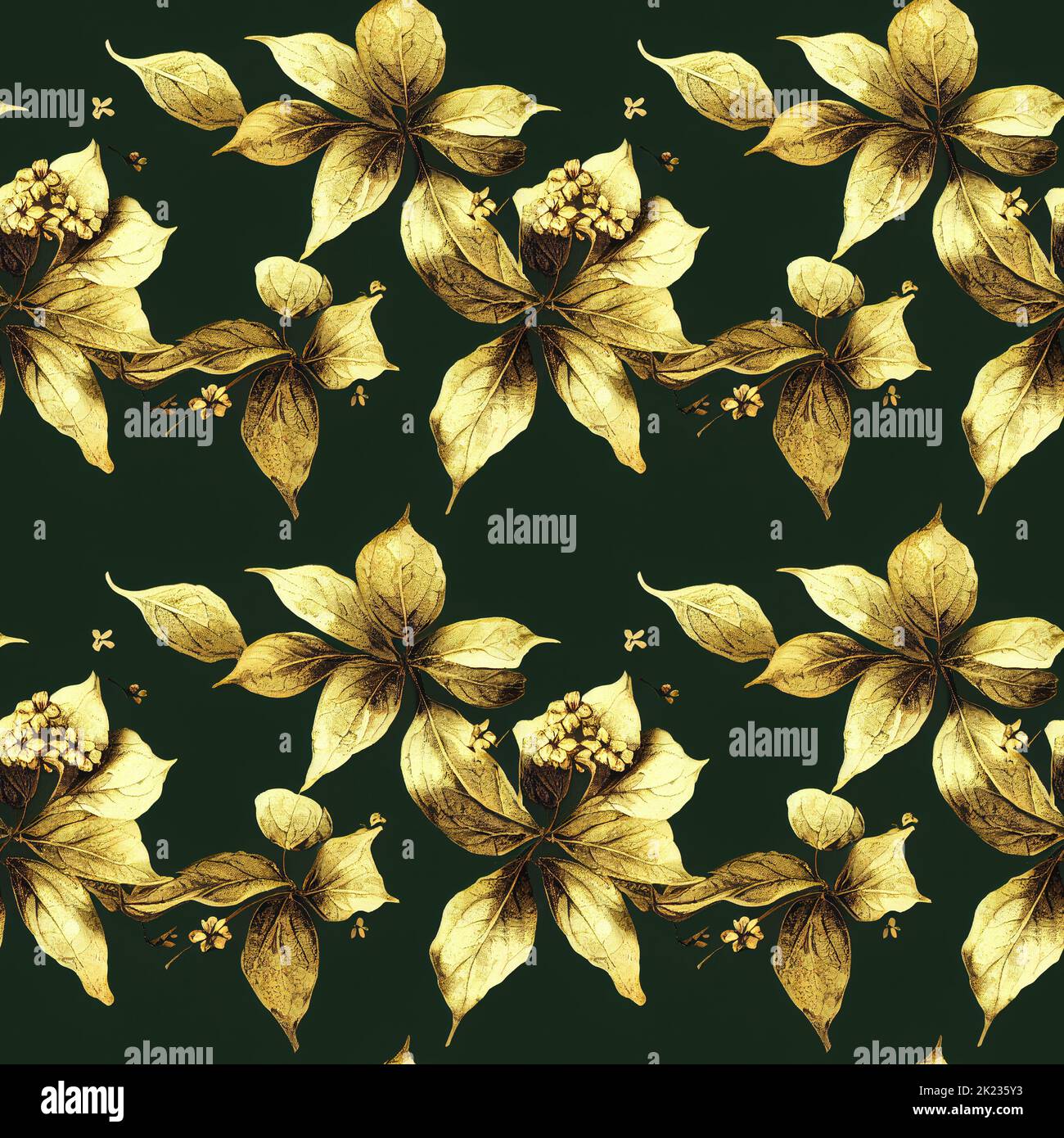 Gold ivy leaf hi-res stock photography and images - Alamy