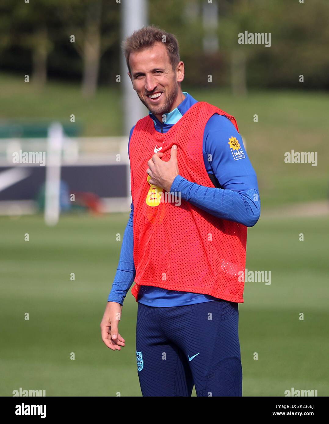 England's Harry Kane during a training session at St. George's Park ...