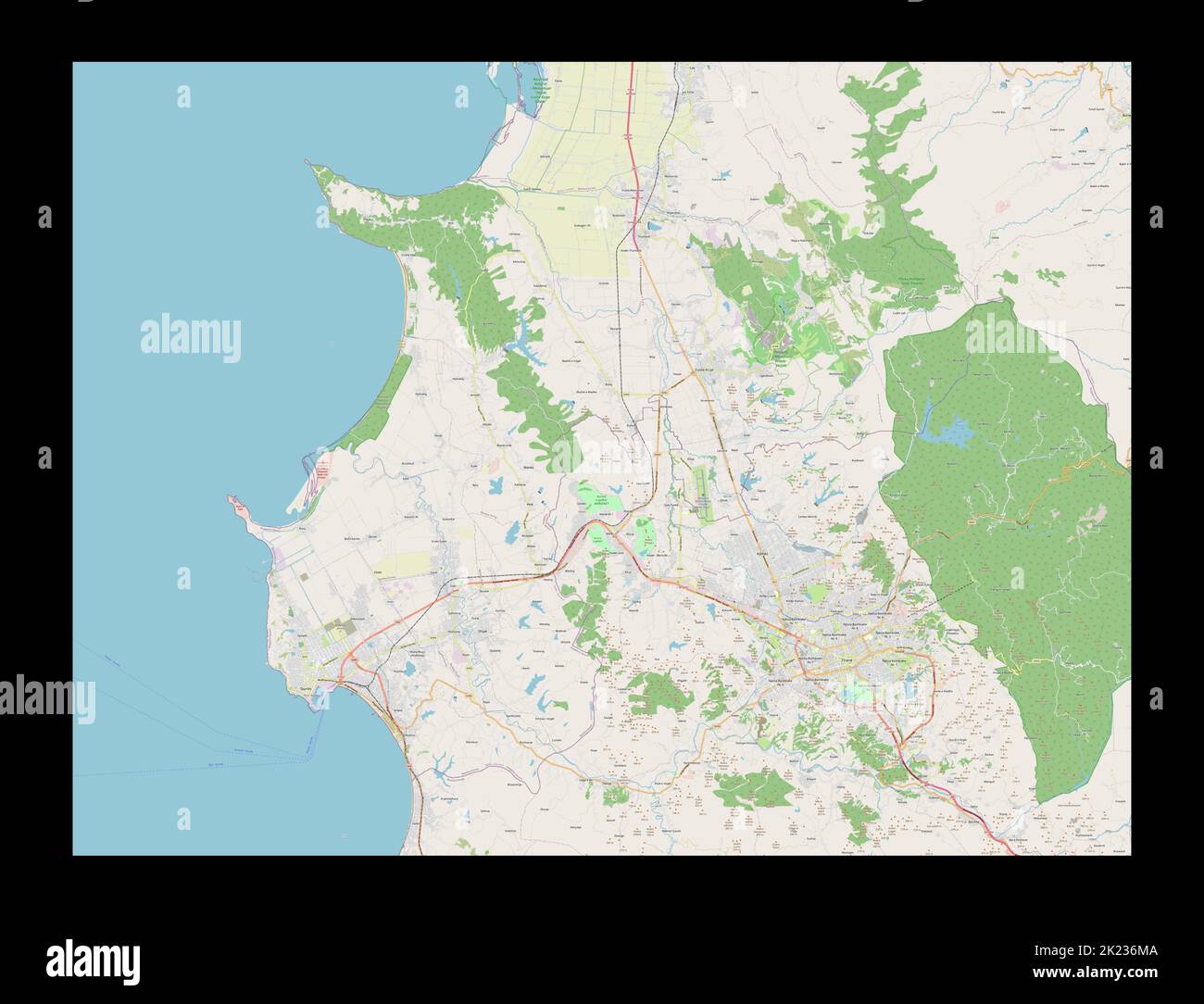 Durres map hi-res stock photography and images - Alamy