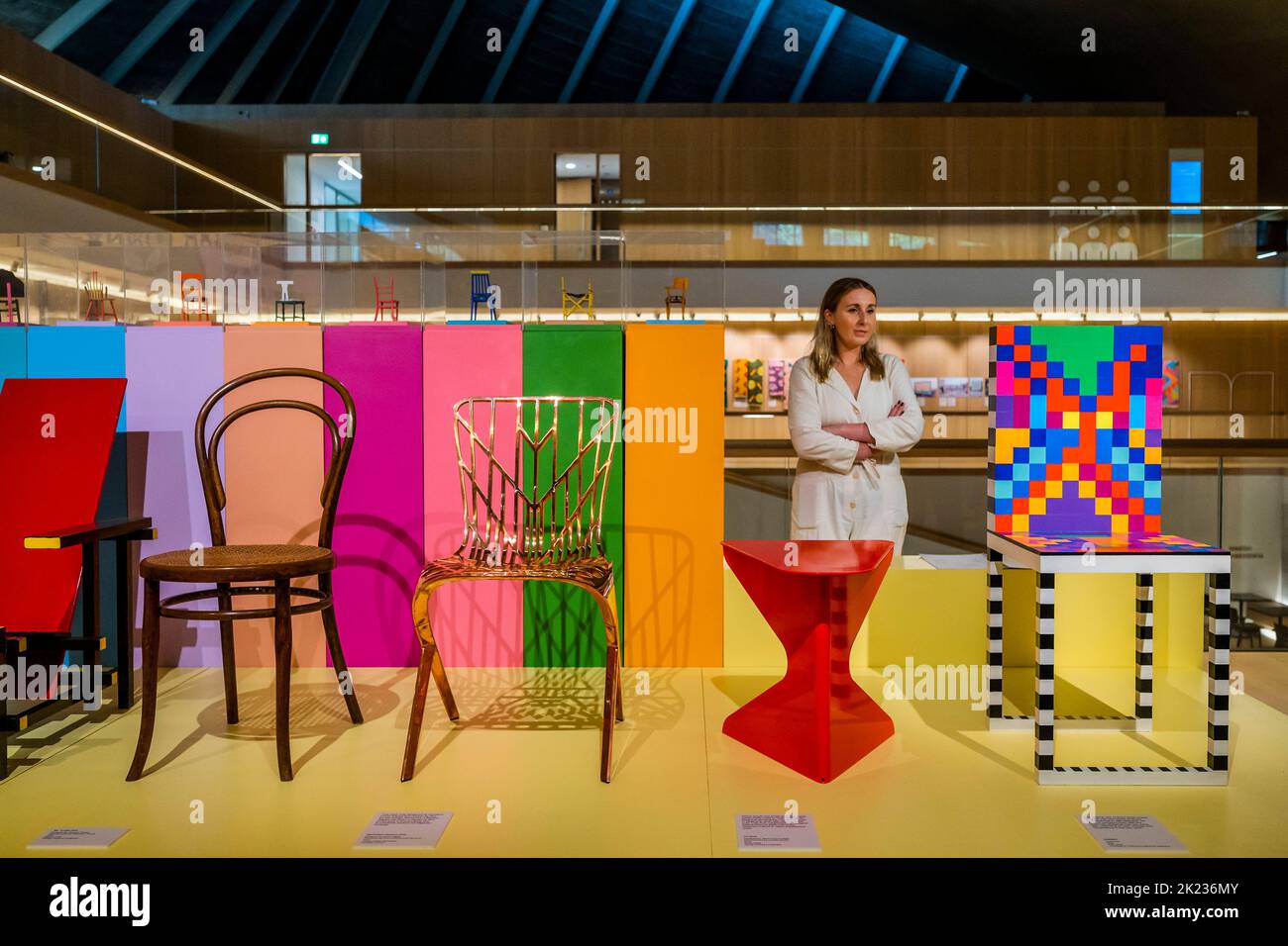 London, UK. 22nd Sep, 2022. A zone dedicated to the artists fascination ...