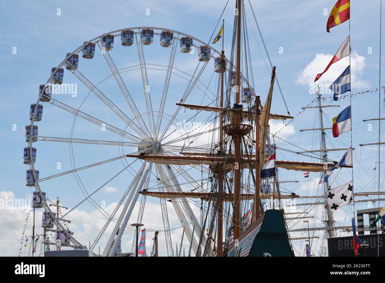 Tall Ships Races 2022 Harlingen. An event with tall ships, sailing ...