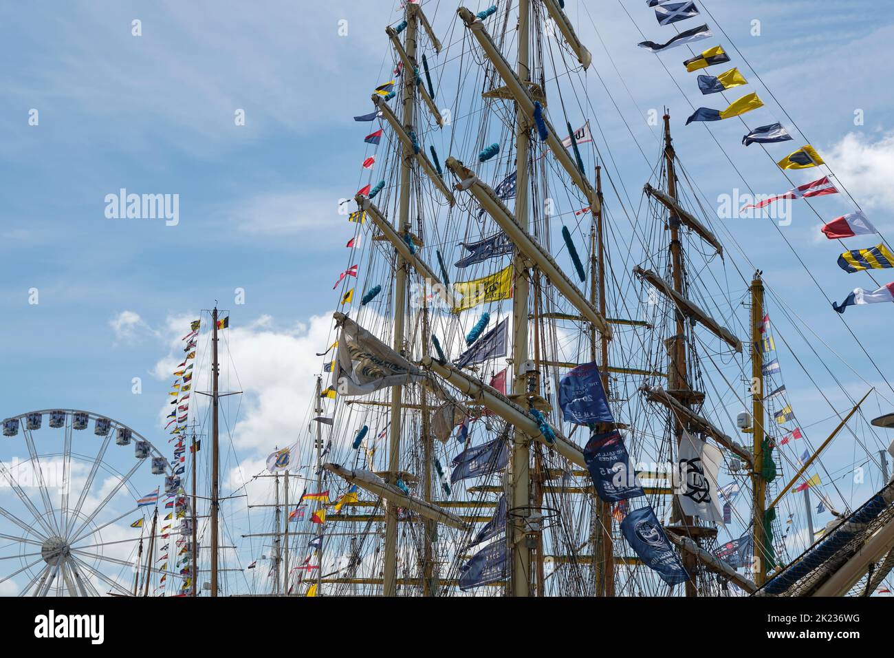 Tall Ships Races 2022 Harlingen. An event with tall ships, sailing ...