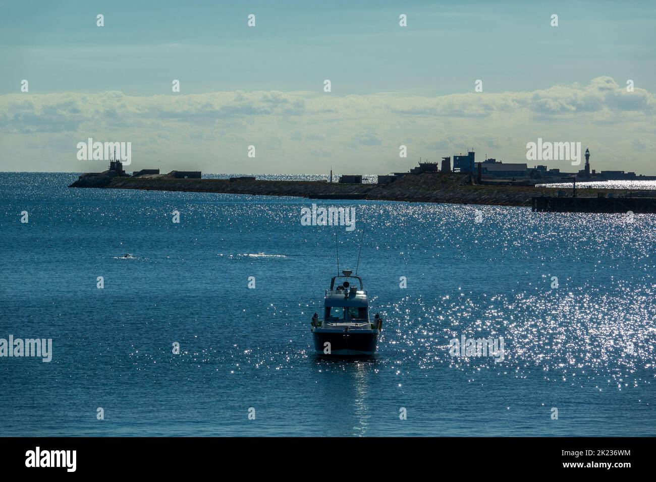 Portland harbour, Breakwater fort Stock Photo - Alamy