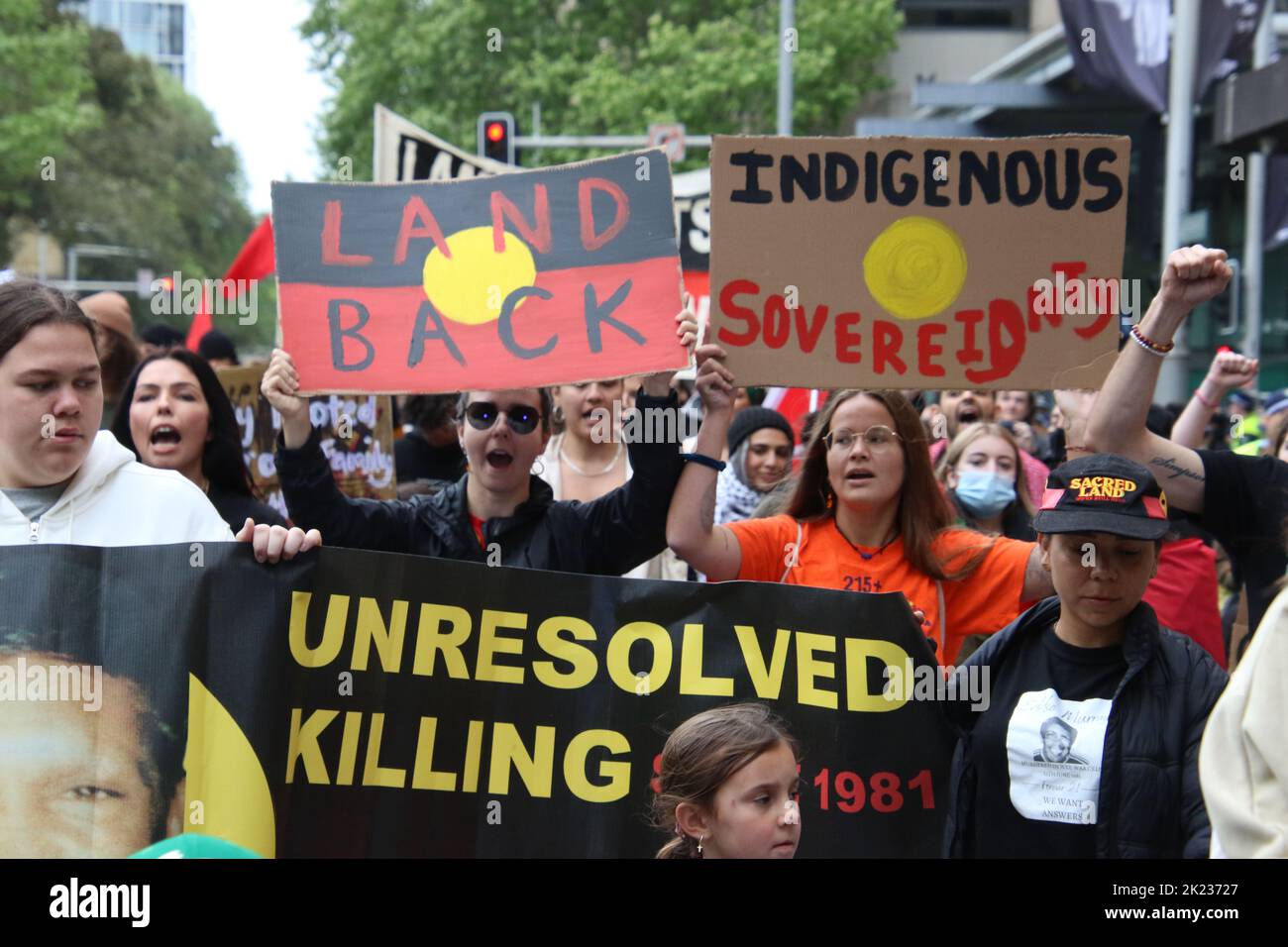 Sydney, Australia. 22nd September 2022. FISTT (Fighting In Solidarity ...