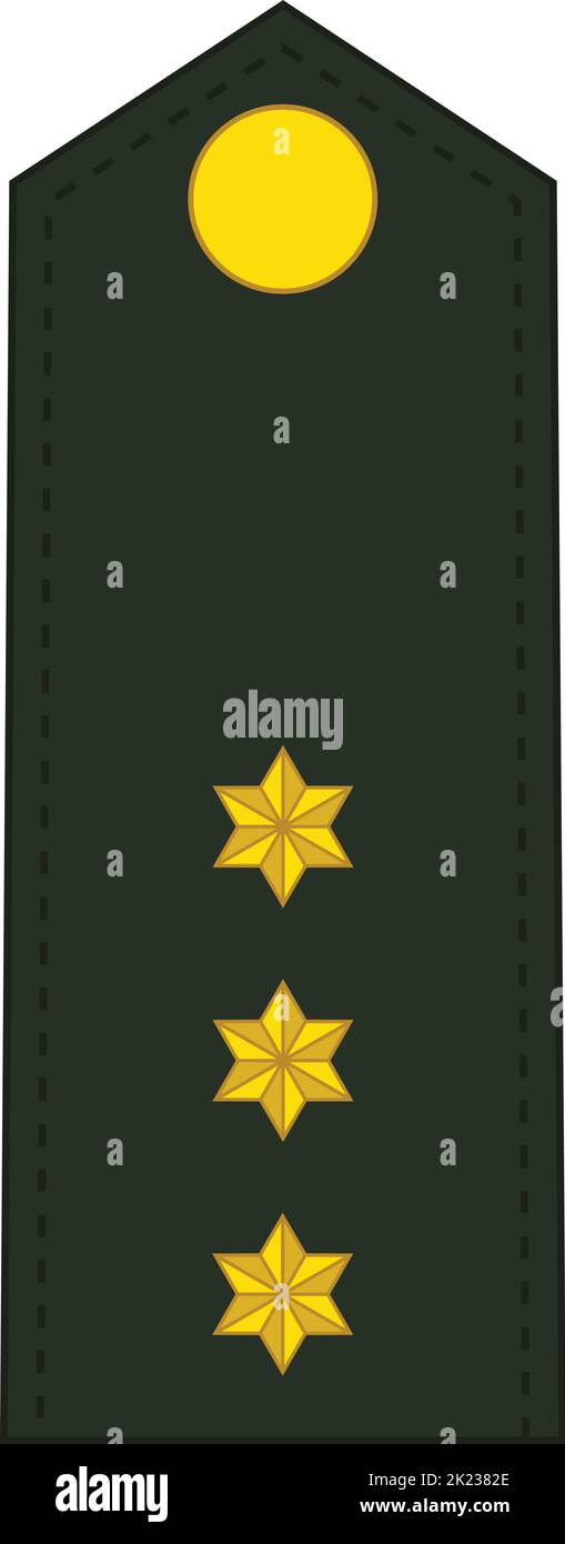 Shoulder pad NATO officer mark for the KAPITEIN-RITMEESTER (CAVALRY ...