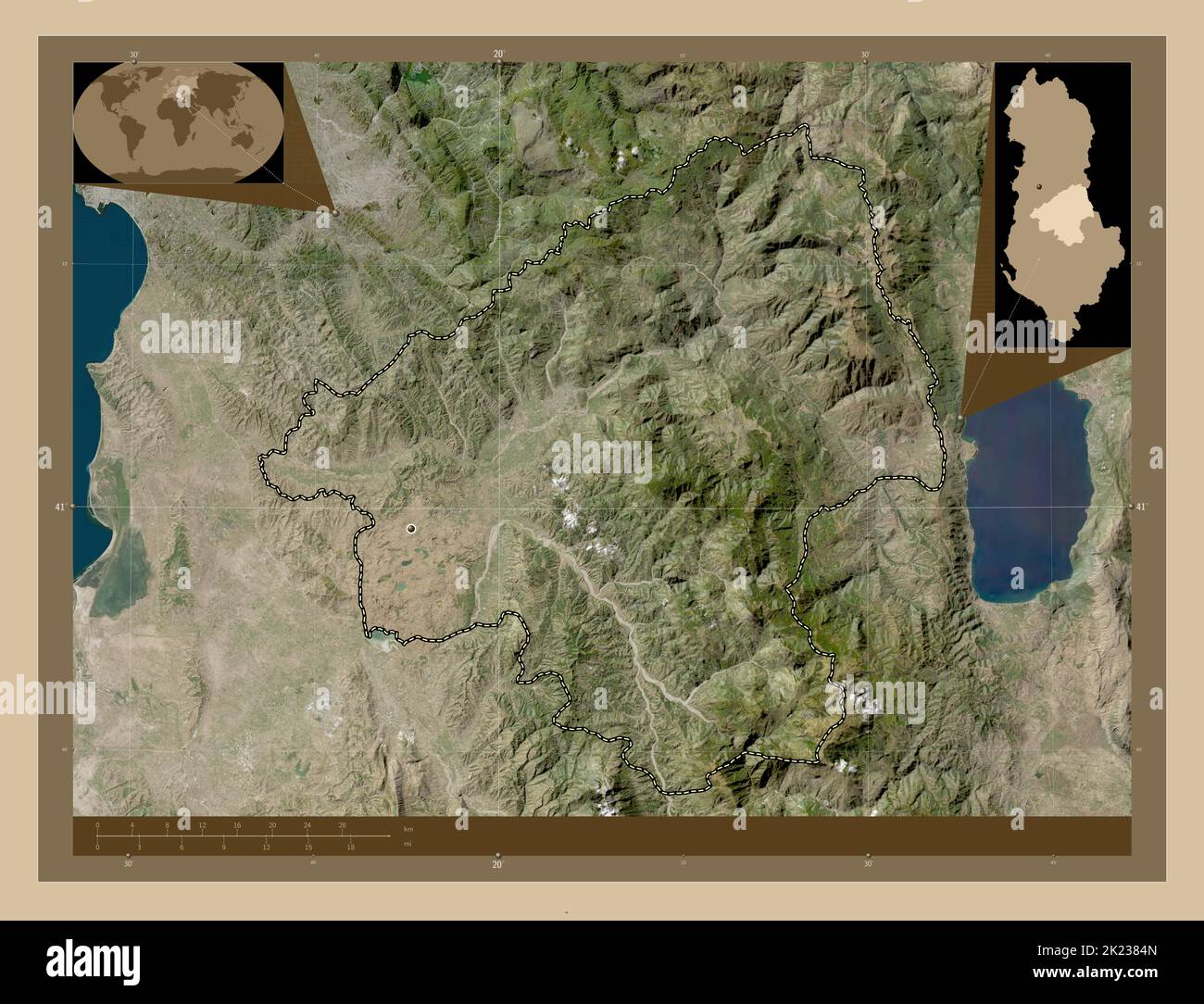 Elbasan map hi-res stock photography and images - Alamy