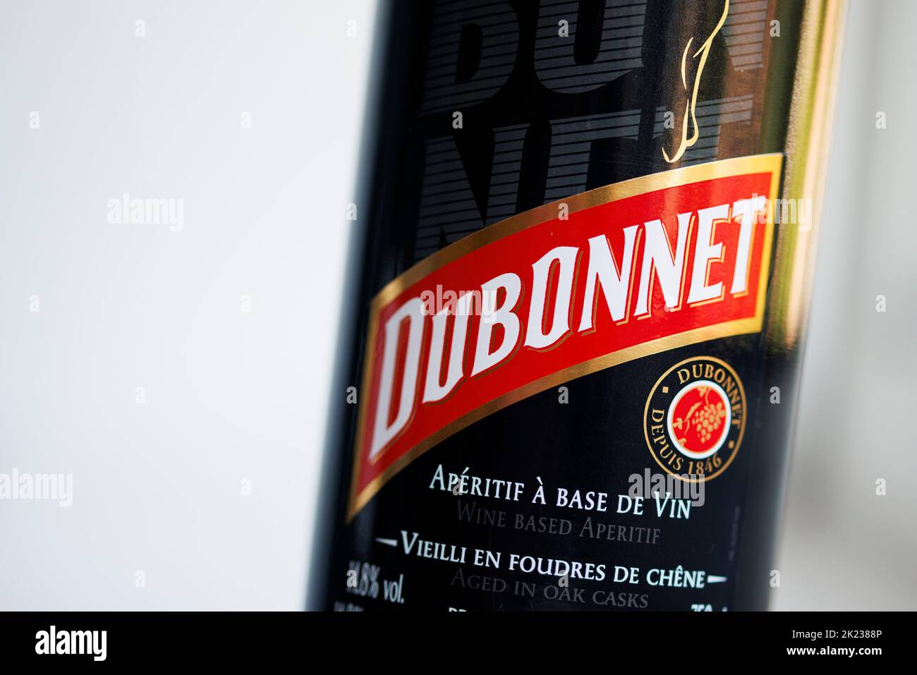 Dubonnet and Gin cocktail ingredients, favoured by Her Majesty Queen ...