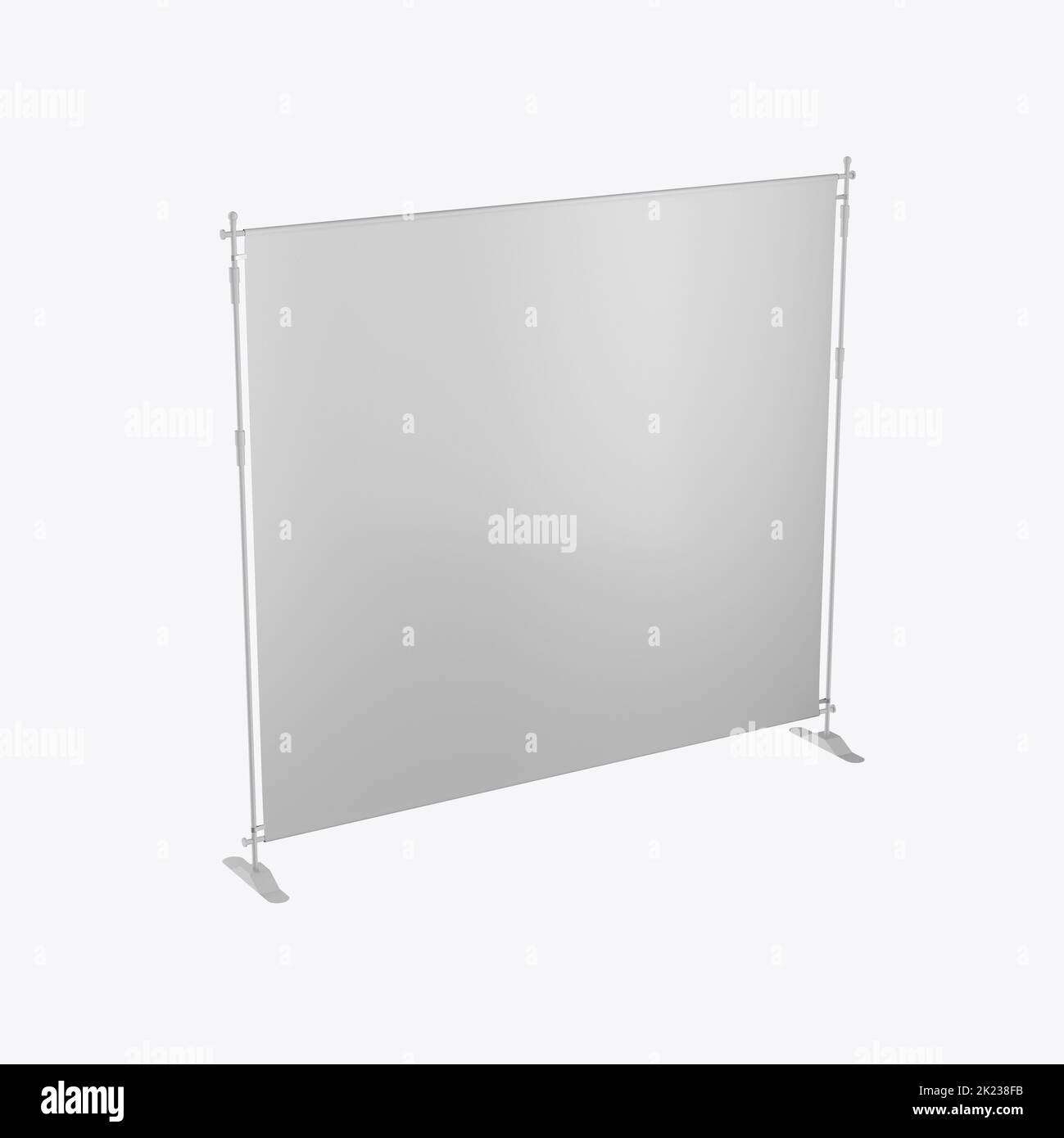 Advertising Stand Mockup. 3D render Stock Photo - Alamy