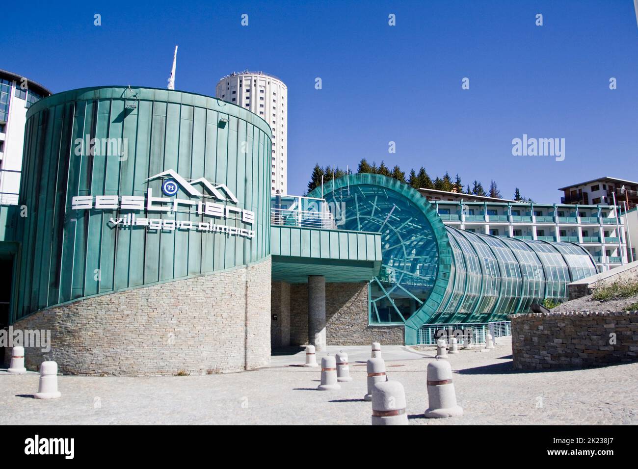 Building converted into a hotel which was the Olympic village during ...