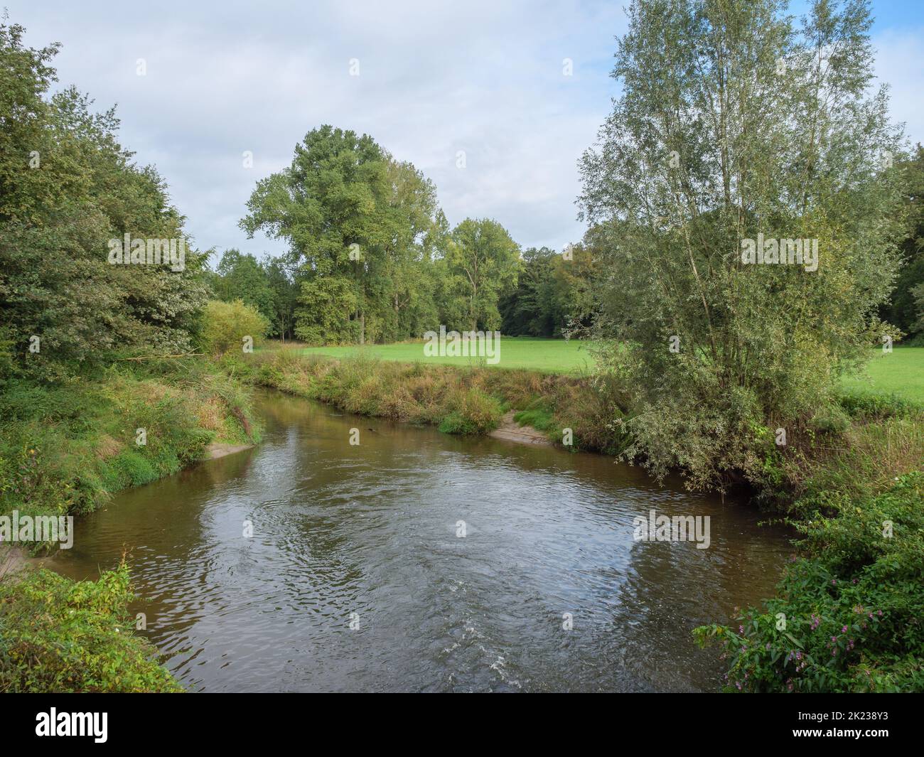 hiking at the berkel river in germany Stock Photo - Alamy