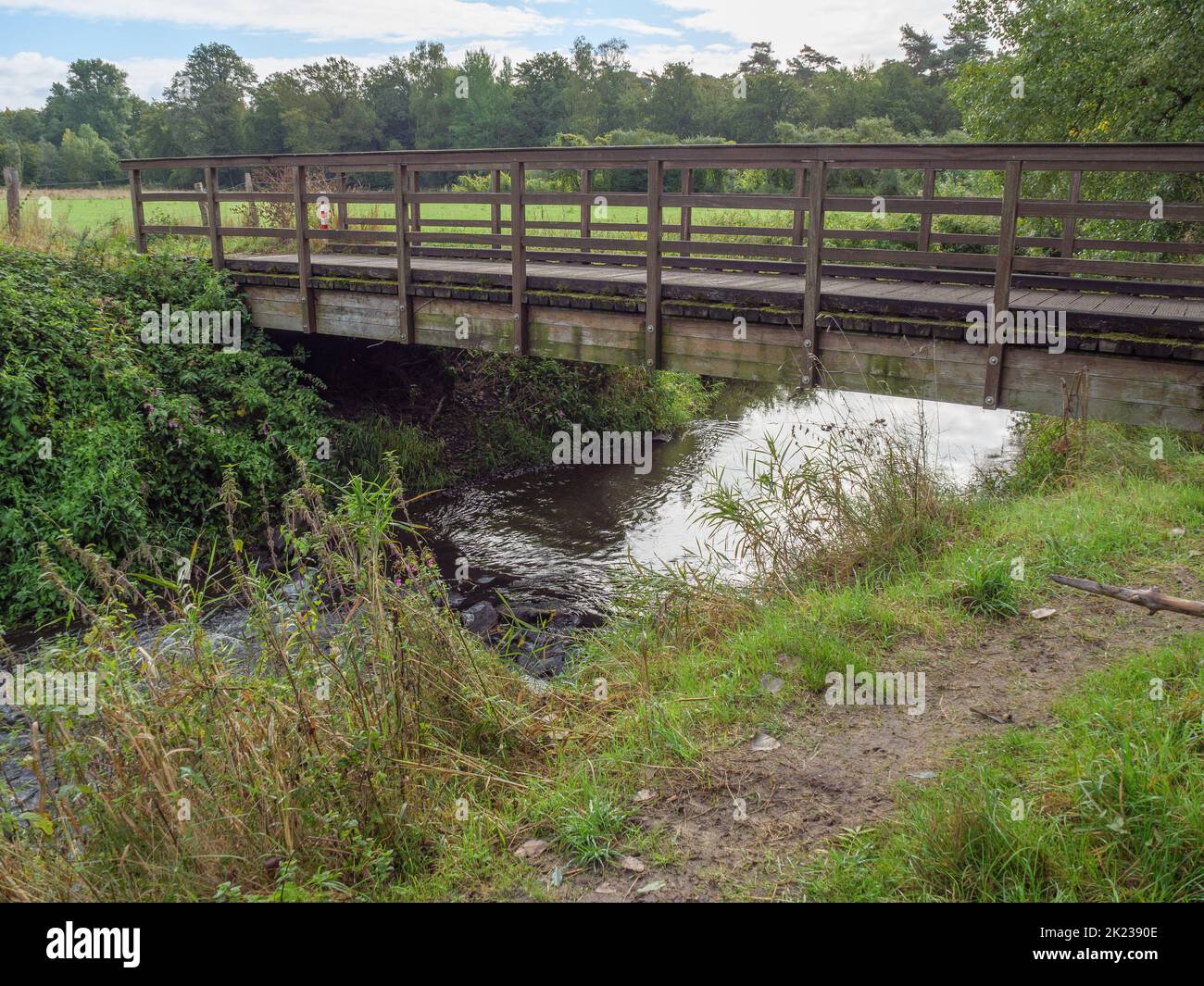 hiking at the berkel river in germany Stock Photo - Alamy