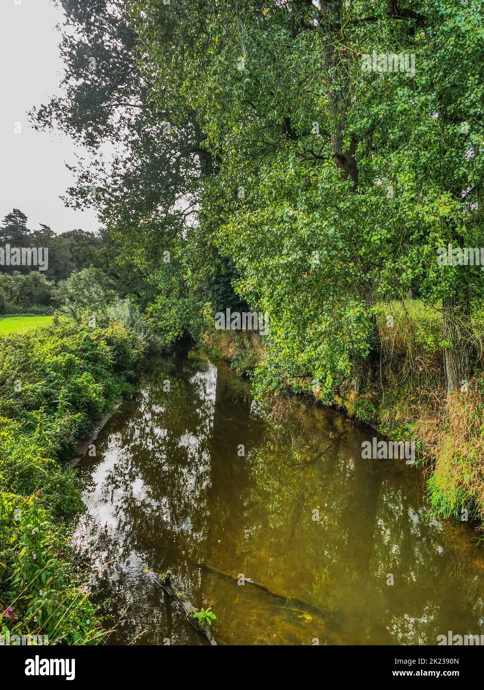 hiking at the berkel river in germany Stock Photo - Alamy