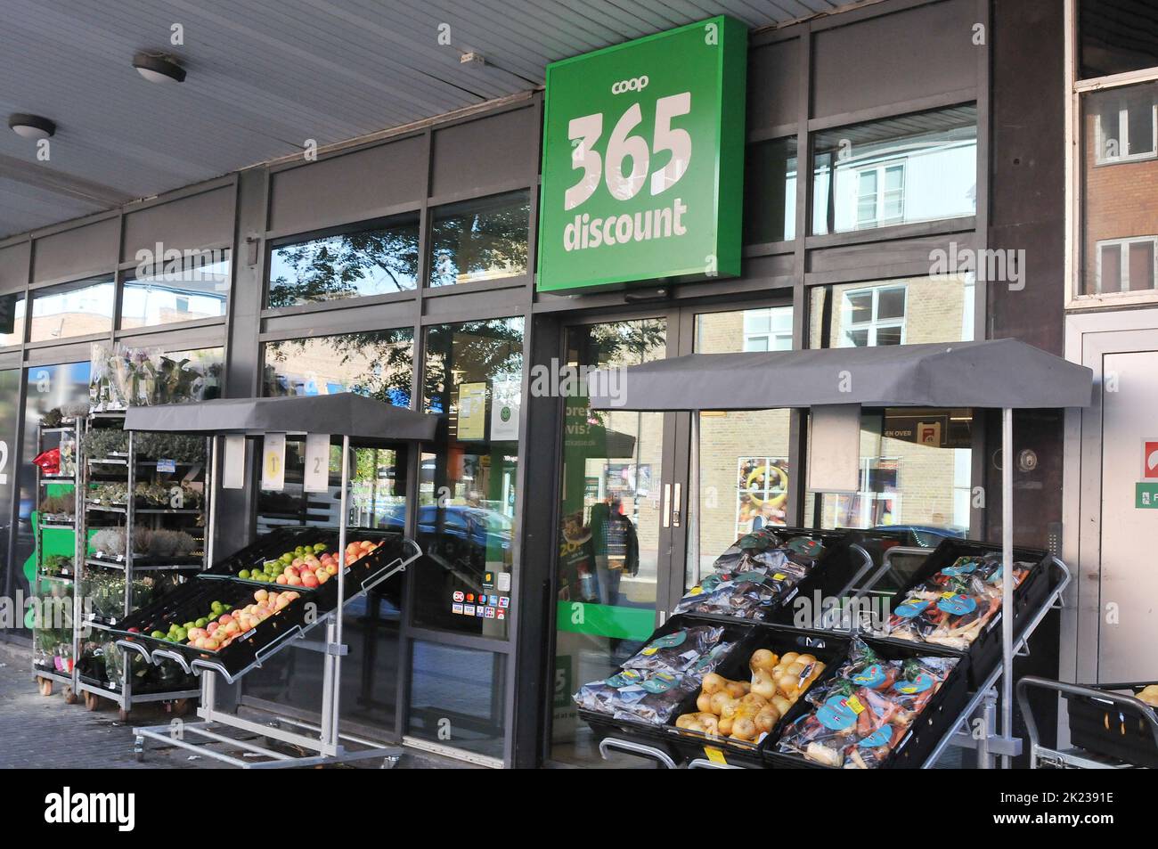 Copenhagen /Denmark/22 September 2022/ Gorcery shoppers at grocery ...