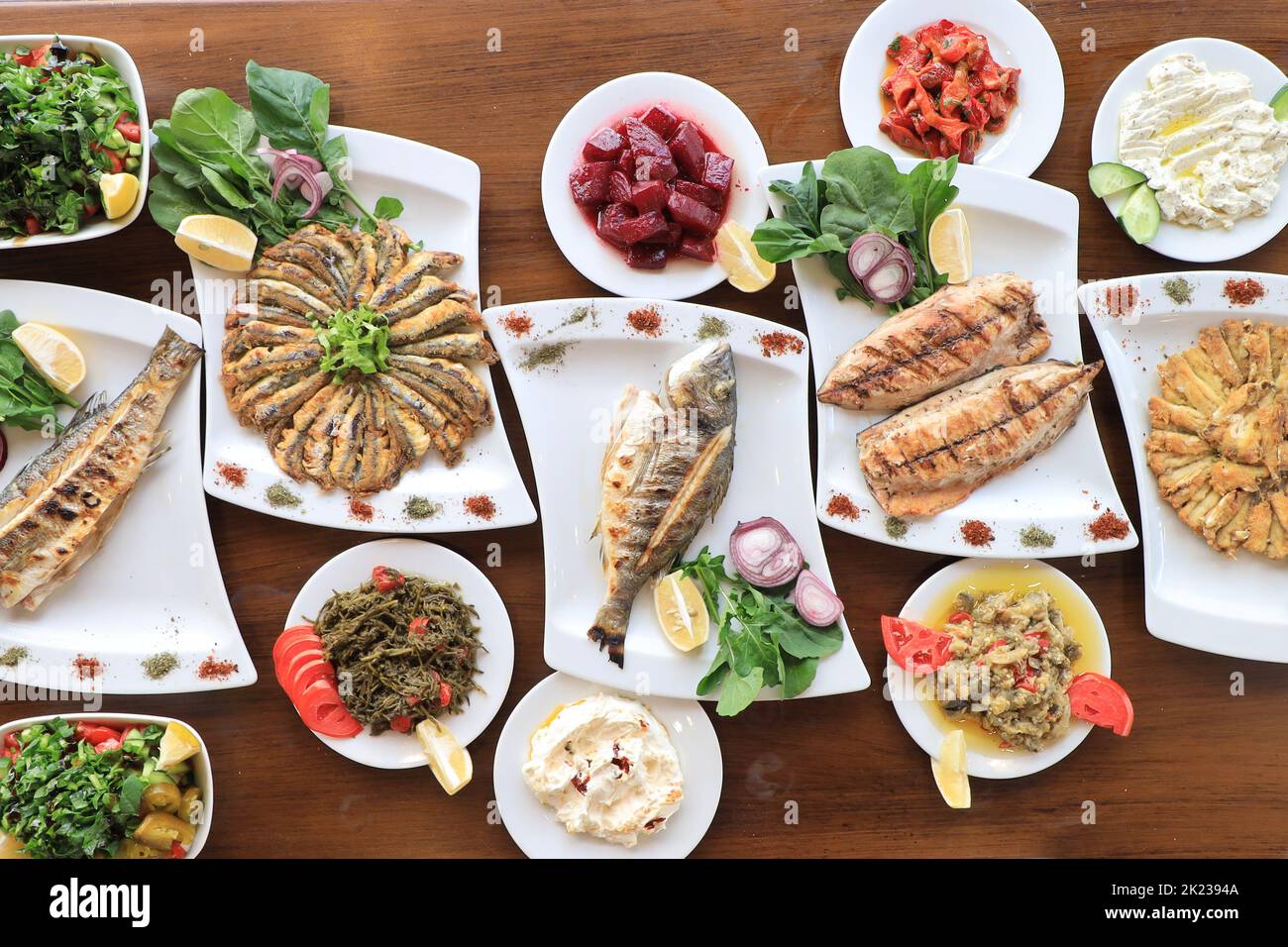 different kinds of cooked fish; grilled, poached, pan-broiled, bake ...