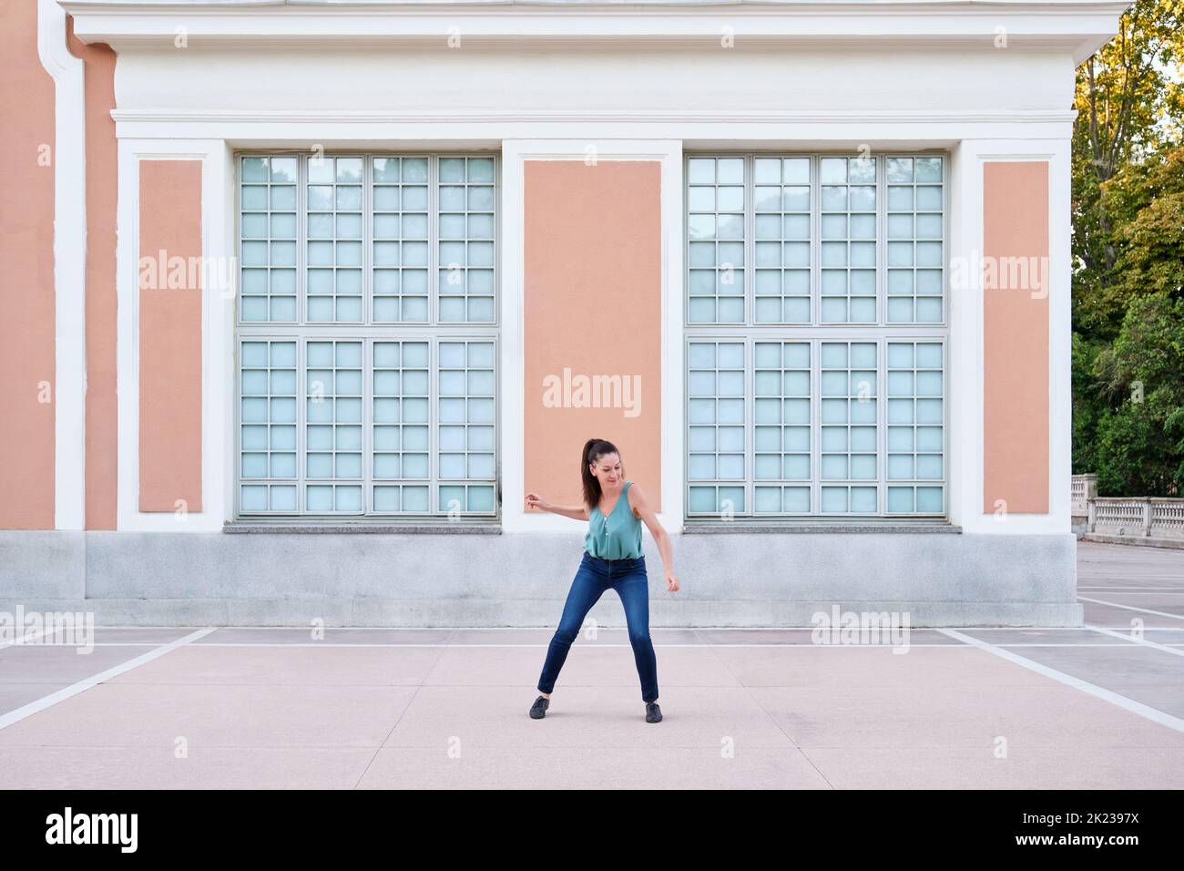Woman dancing solo jazz in hi-res stock photography and images - Alamy