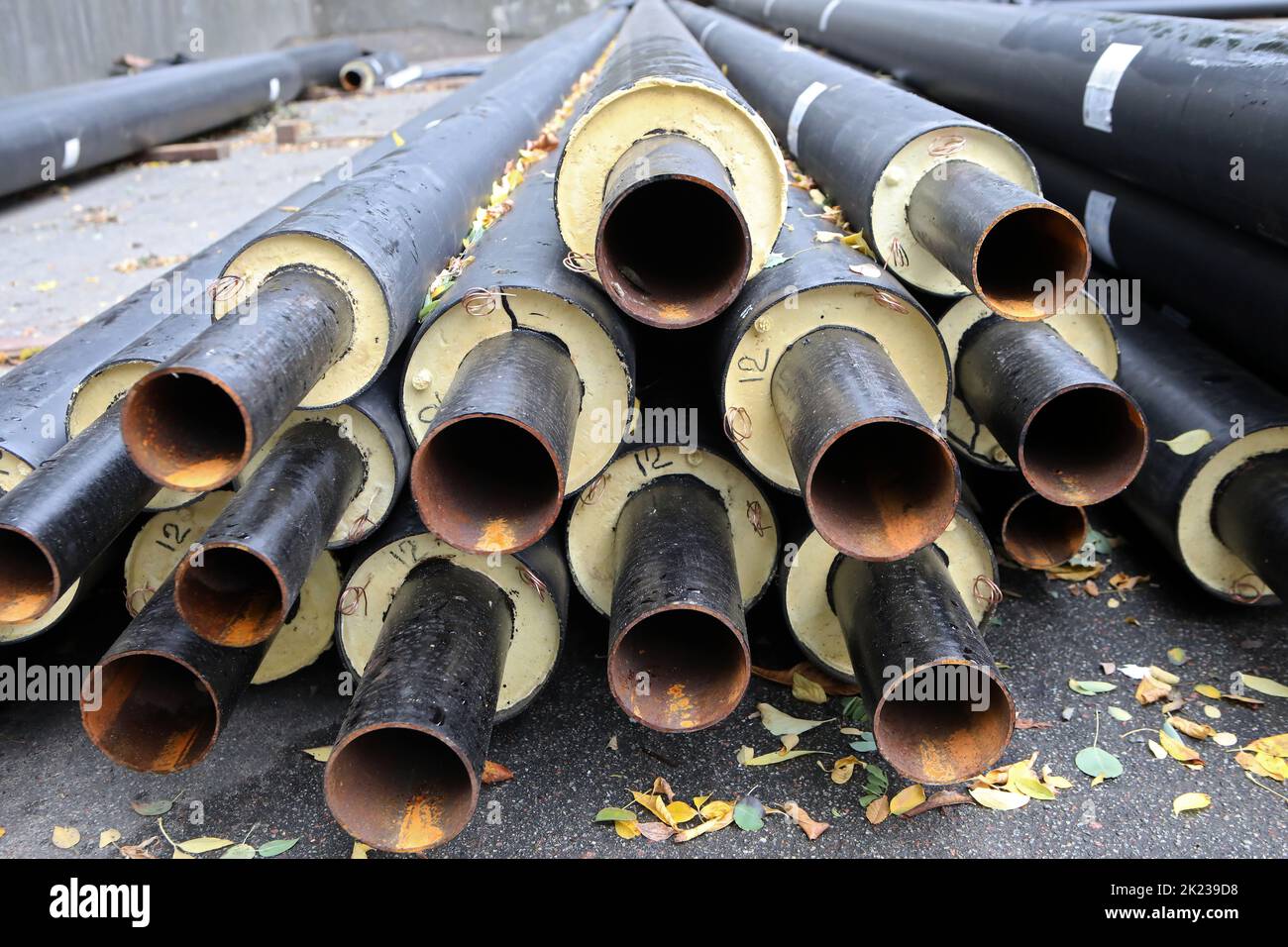 Non Exclusive: KYIV, UKRAINE - SEPTEMBER 20, 2022 - New pipes are ...