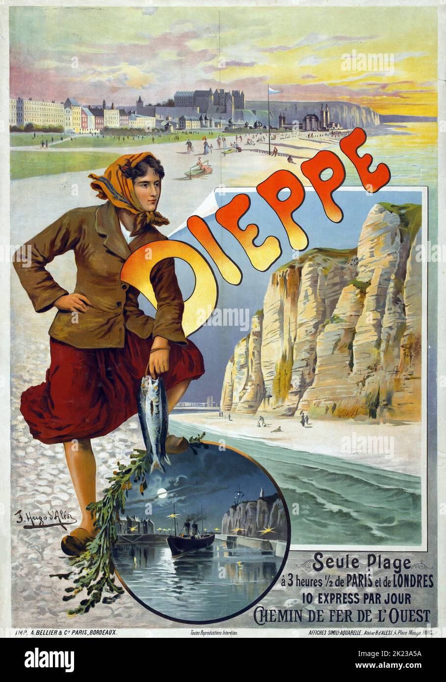 Dieppe vintage hi-res stock photography and images - Alamy