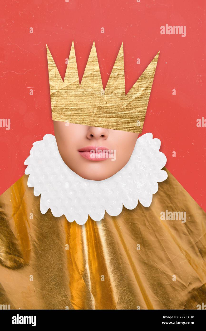 Photo cartoon comics sketch picture of selfish spoiled half face lady ...