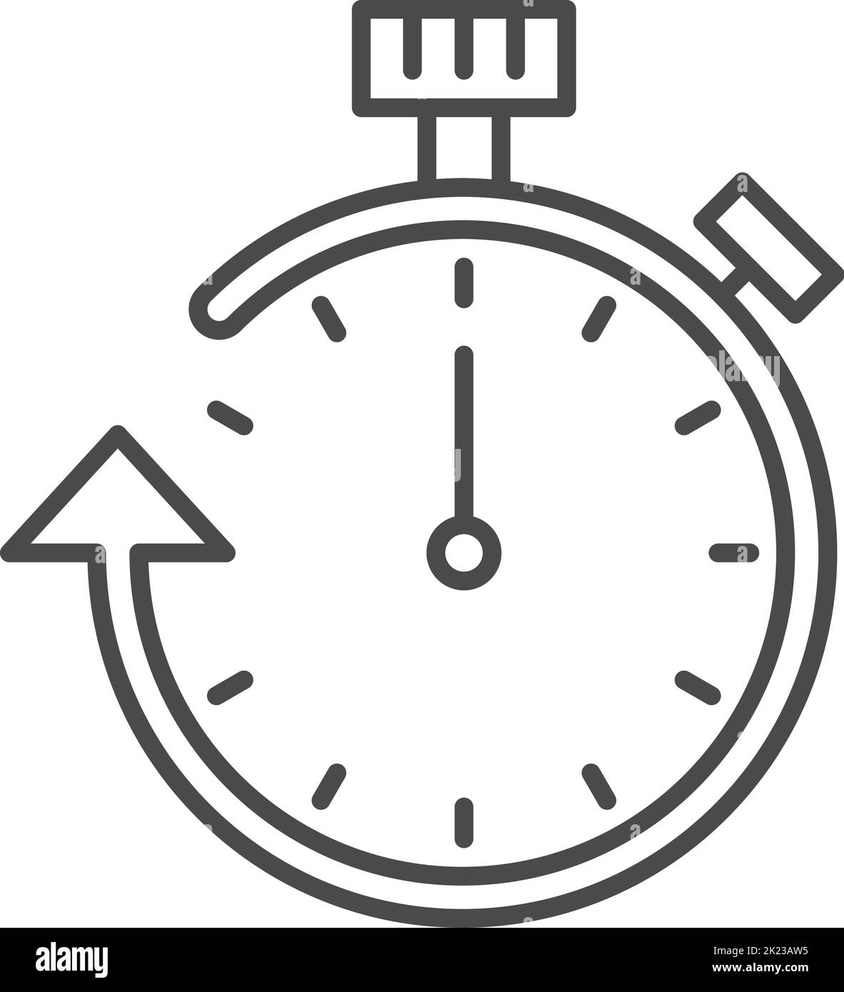 Time icon. Day cycle sign. Stopwatch line symbol Stock Vector Image ...