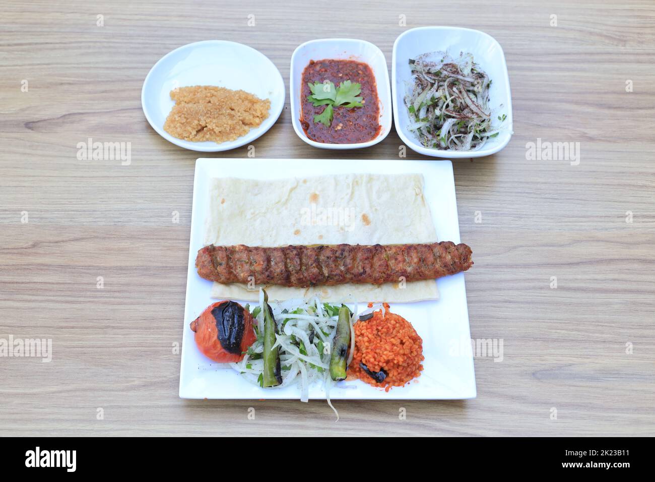 Turkish kebab with yogurt hi-res stock photography and images - Alamy