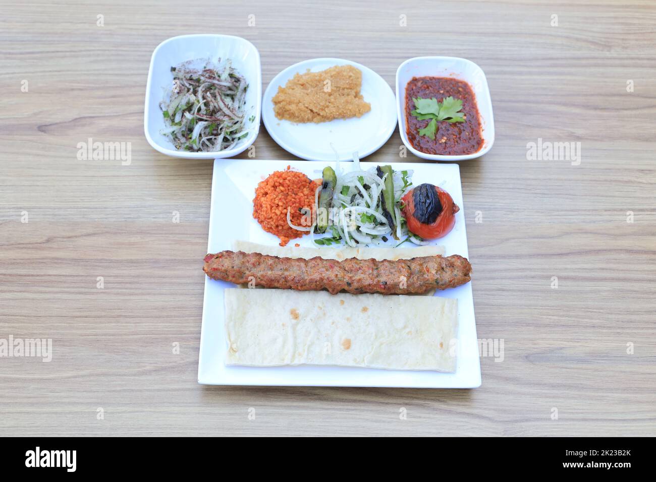 Turkish kebab with yogurt hi-res stock photography and images - Alamy