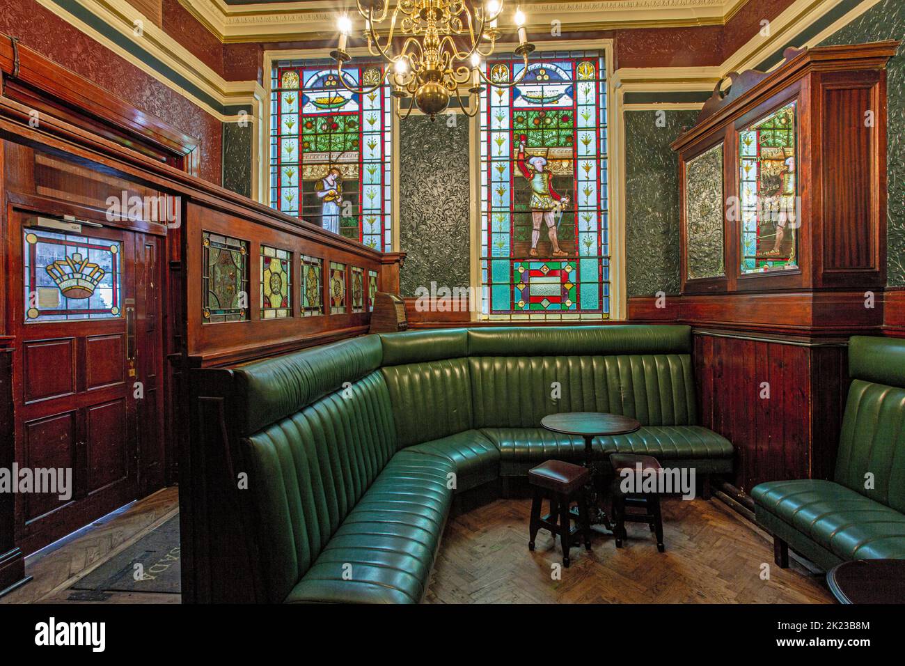 Crown Posada pub interior, Newcastle upon Tyne, England Stock Photo - Alamy