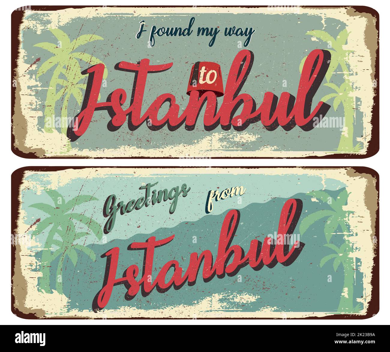 Vignette poster stamp hi-res stock photography and images - Alamy