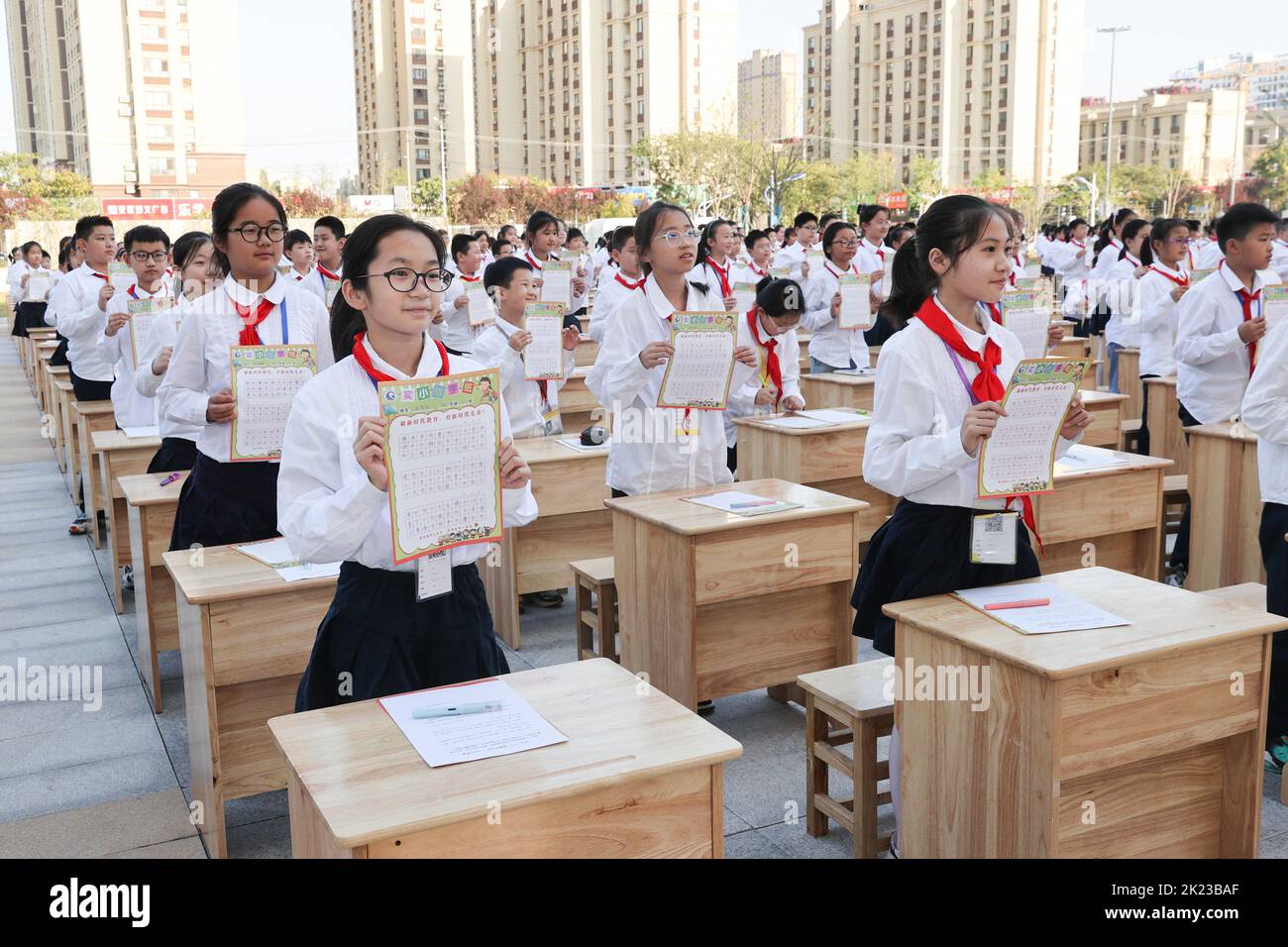 LIANYUNGANG, CHINA - SEPTEMBER 22, 2022 - An aerial photo shows ...