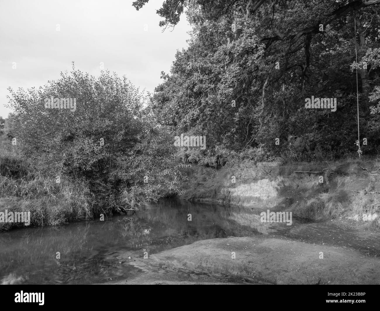 hiking at the berkel river in germany Stock Photo - Alamy