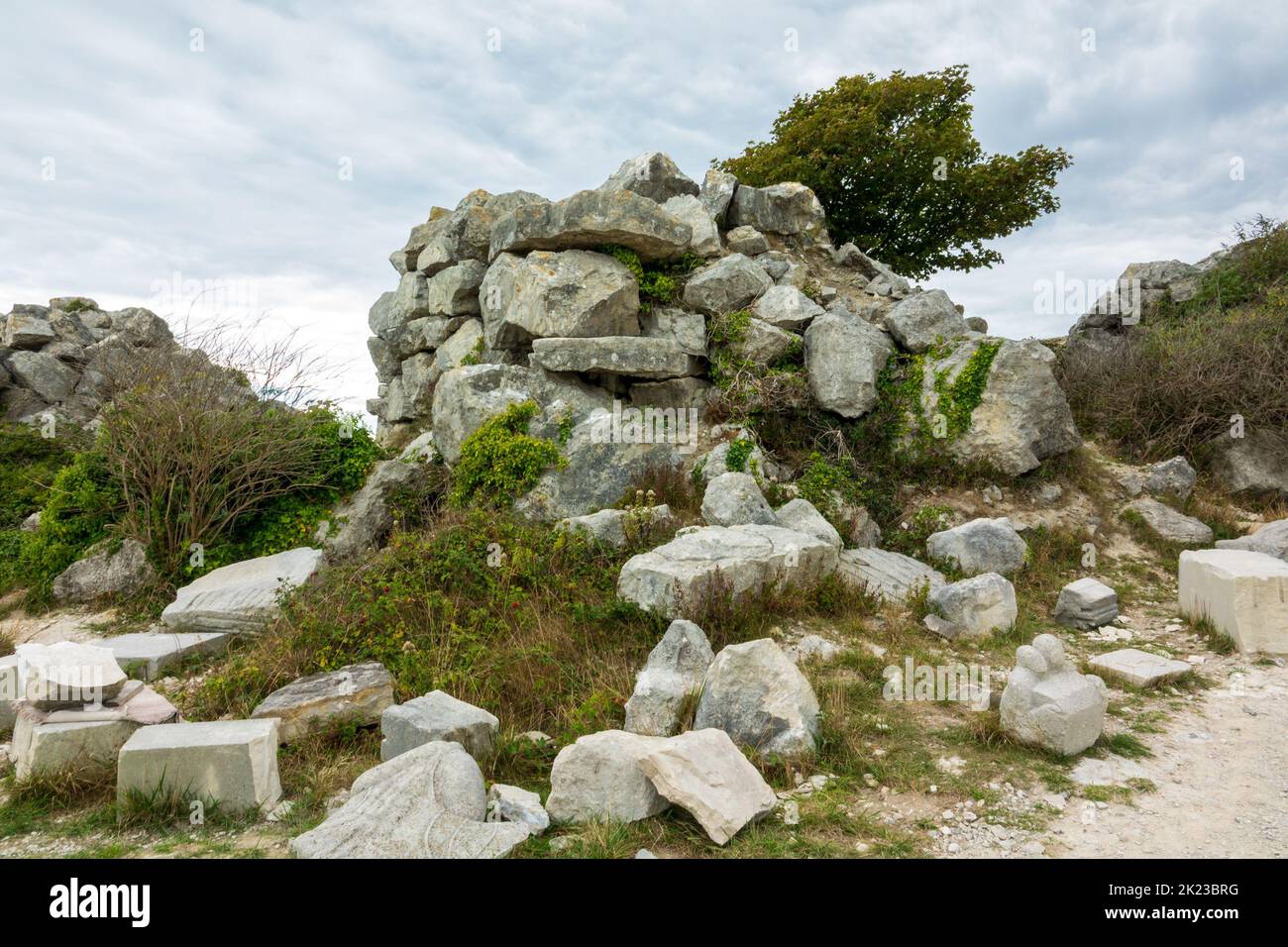 Tout Quarry Sculpture Park Stock Photo - Alamy