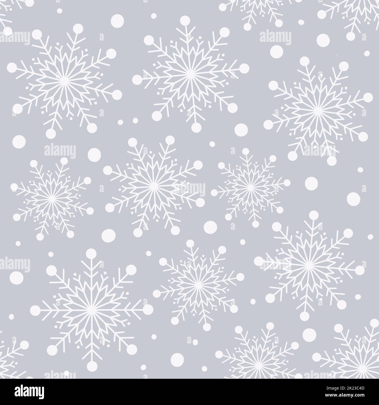 Snowflake seamless pattern hi-res stock photography and images - Alamy